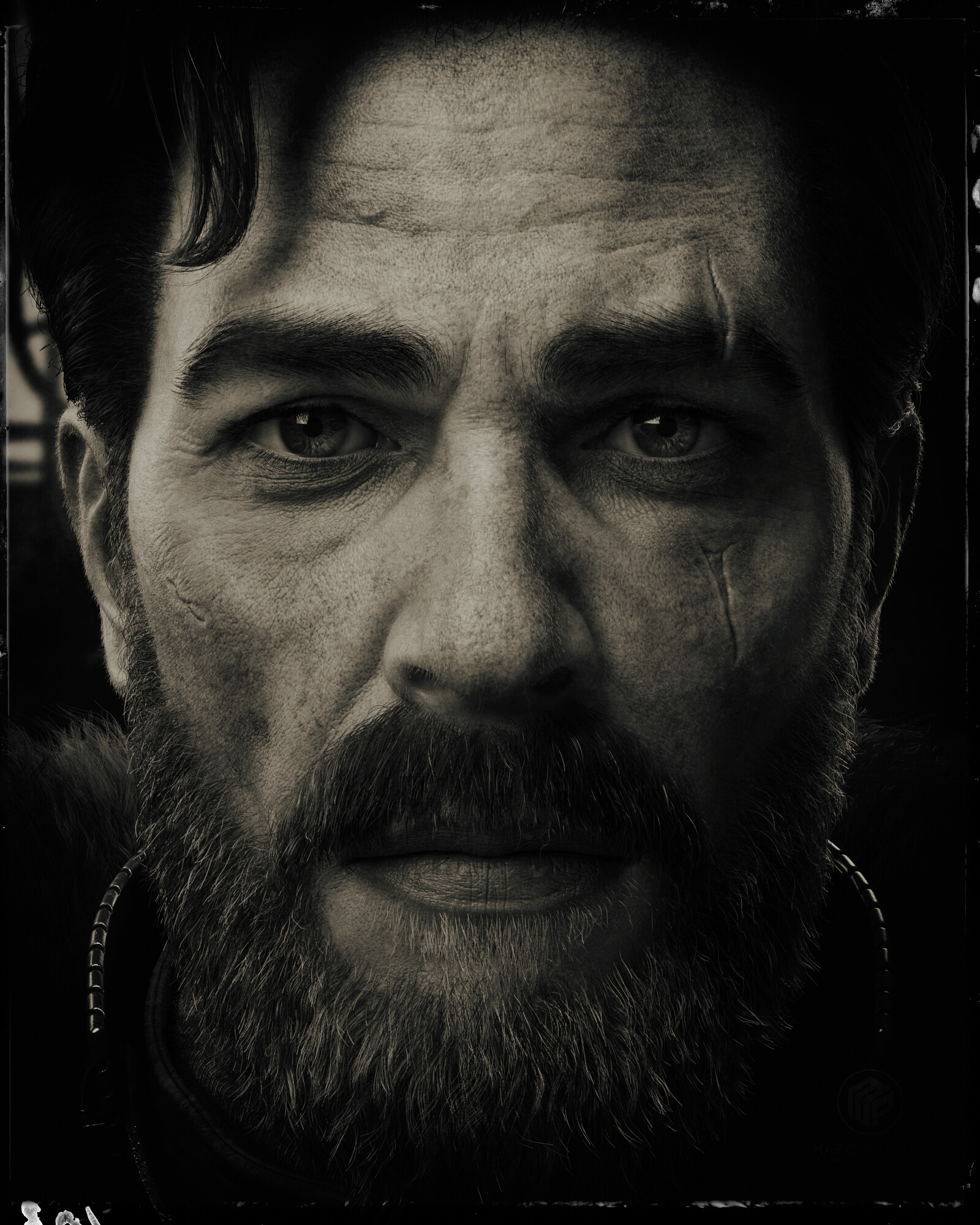 Mario Perdomo - Vagrant Knight Black and White Photo