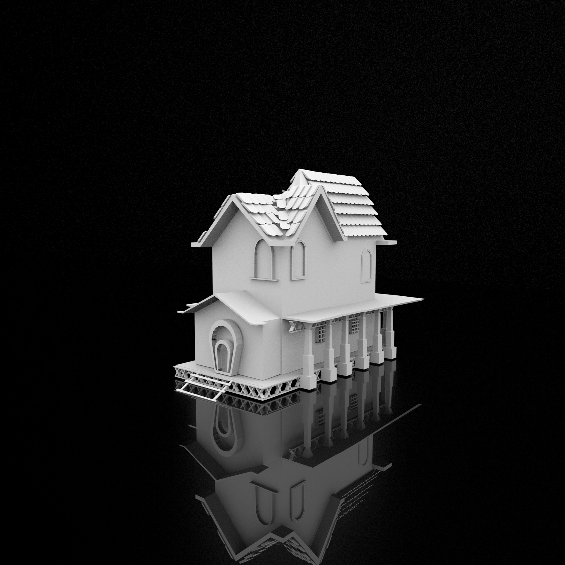 ArtStation - HOUSE 3D MODEL