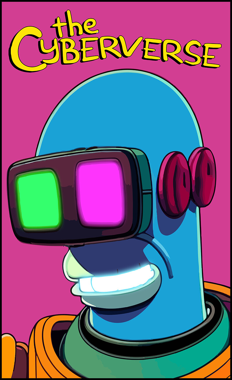ArtStation - Cyberverse Homer