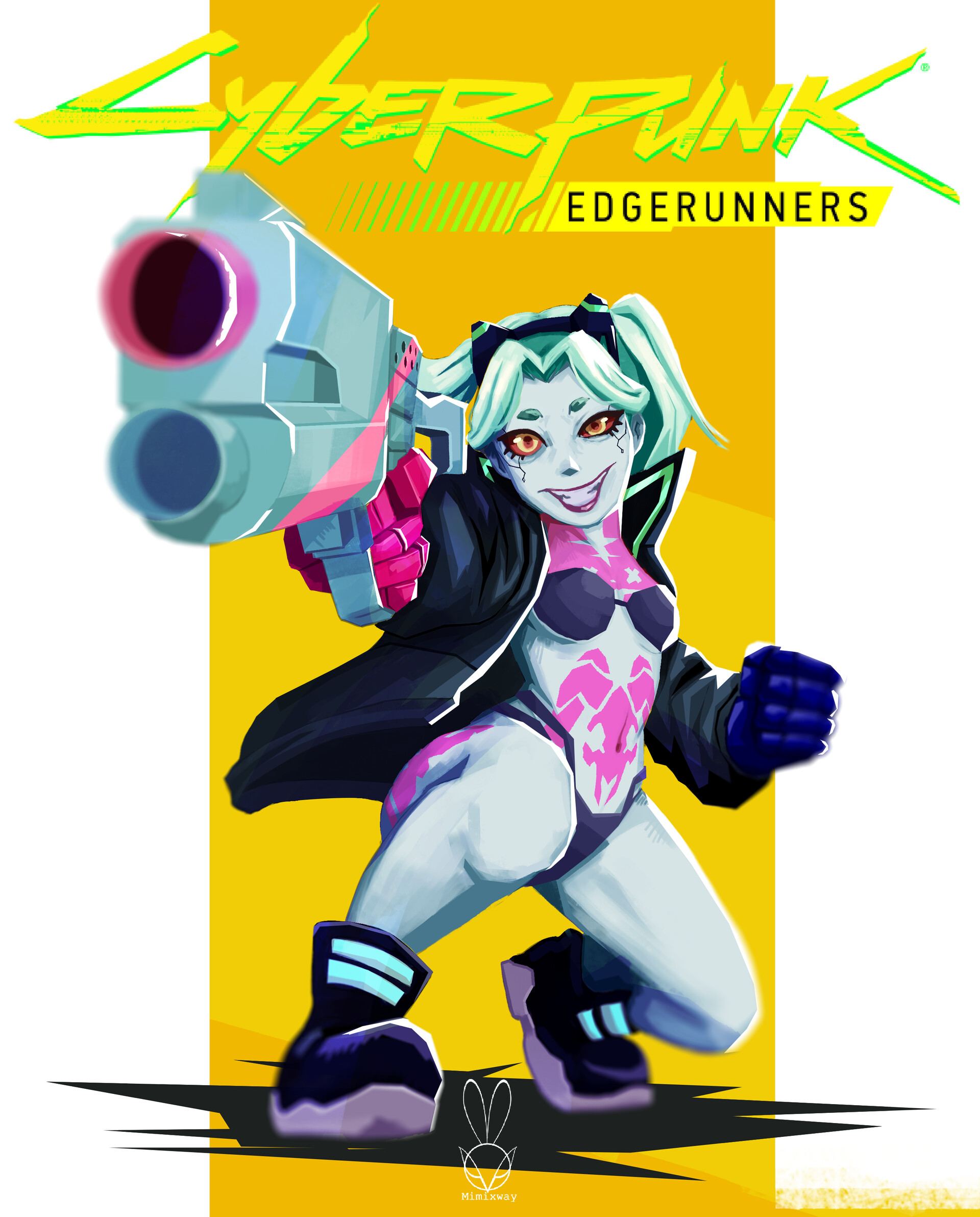 ArtStation - Rebecca (CyberPunk EdgeRunners)