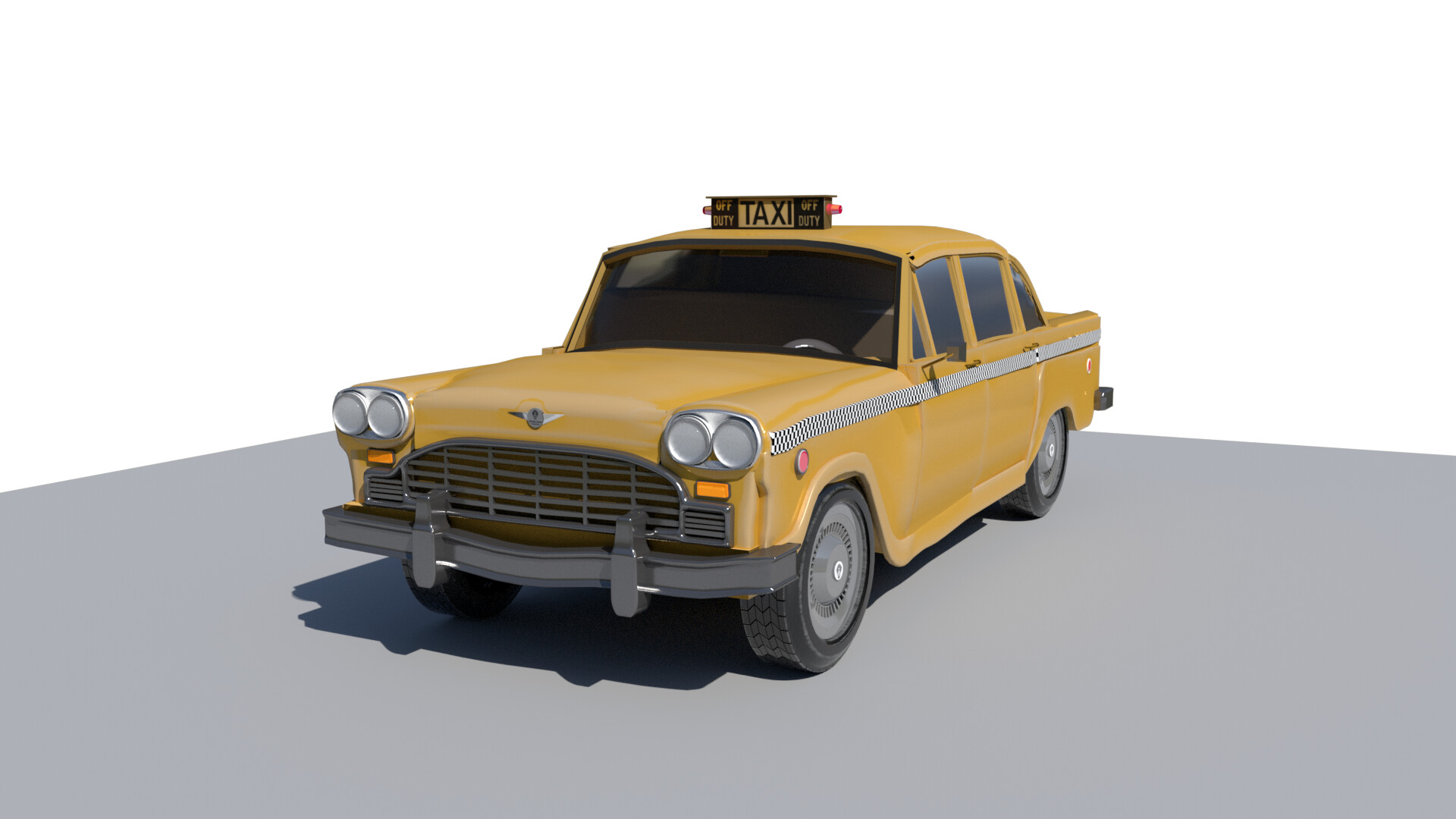 ArtStation - TaxiCab A11 from taxi driver