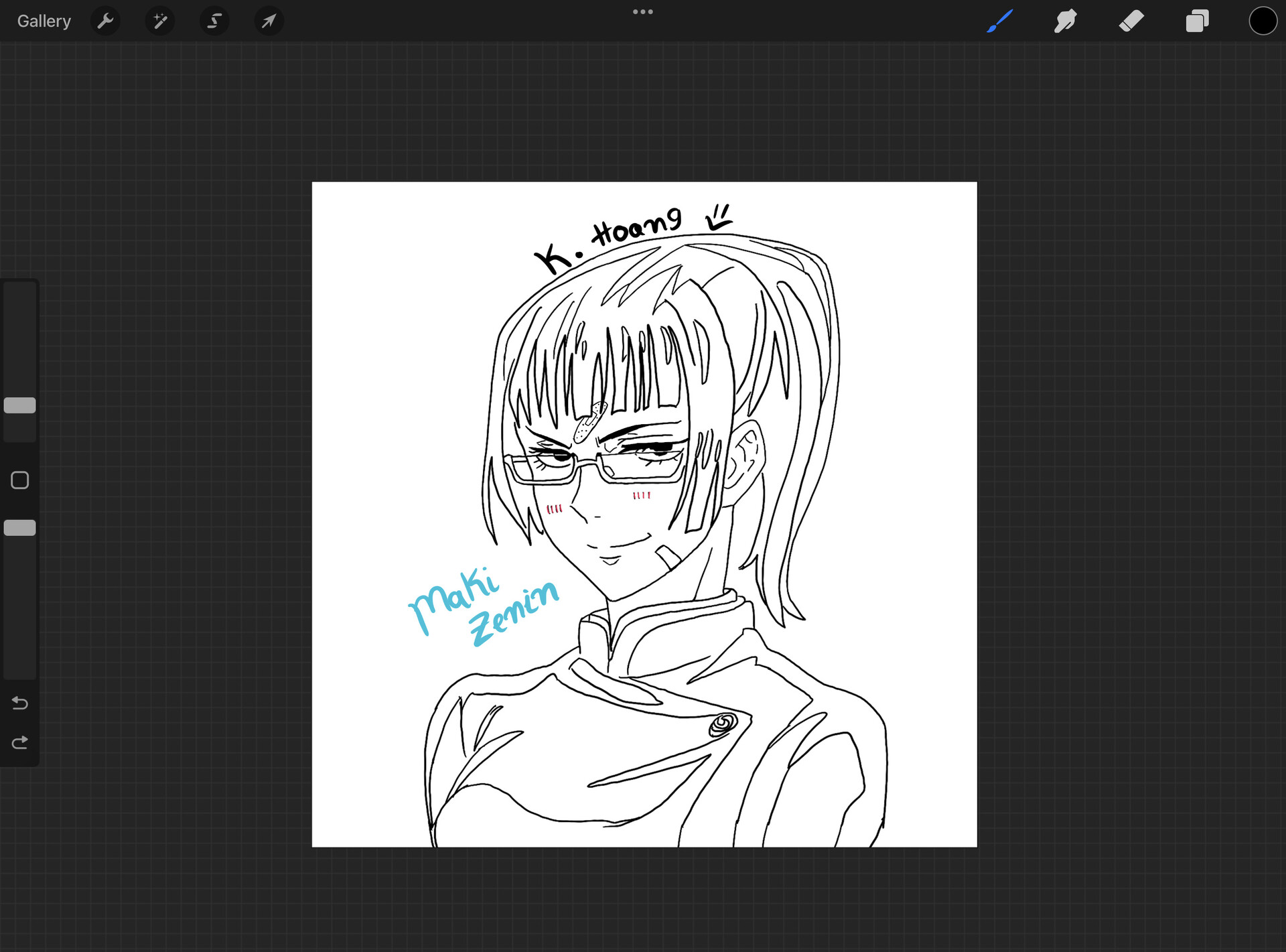 ArtStation - Maki from Jujutsu Kaisen