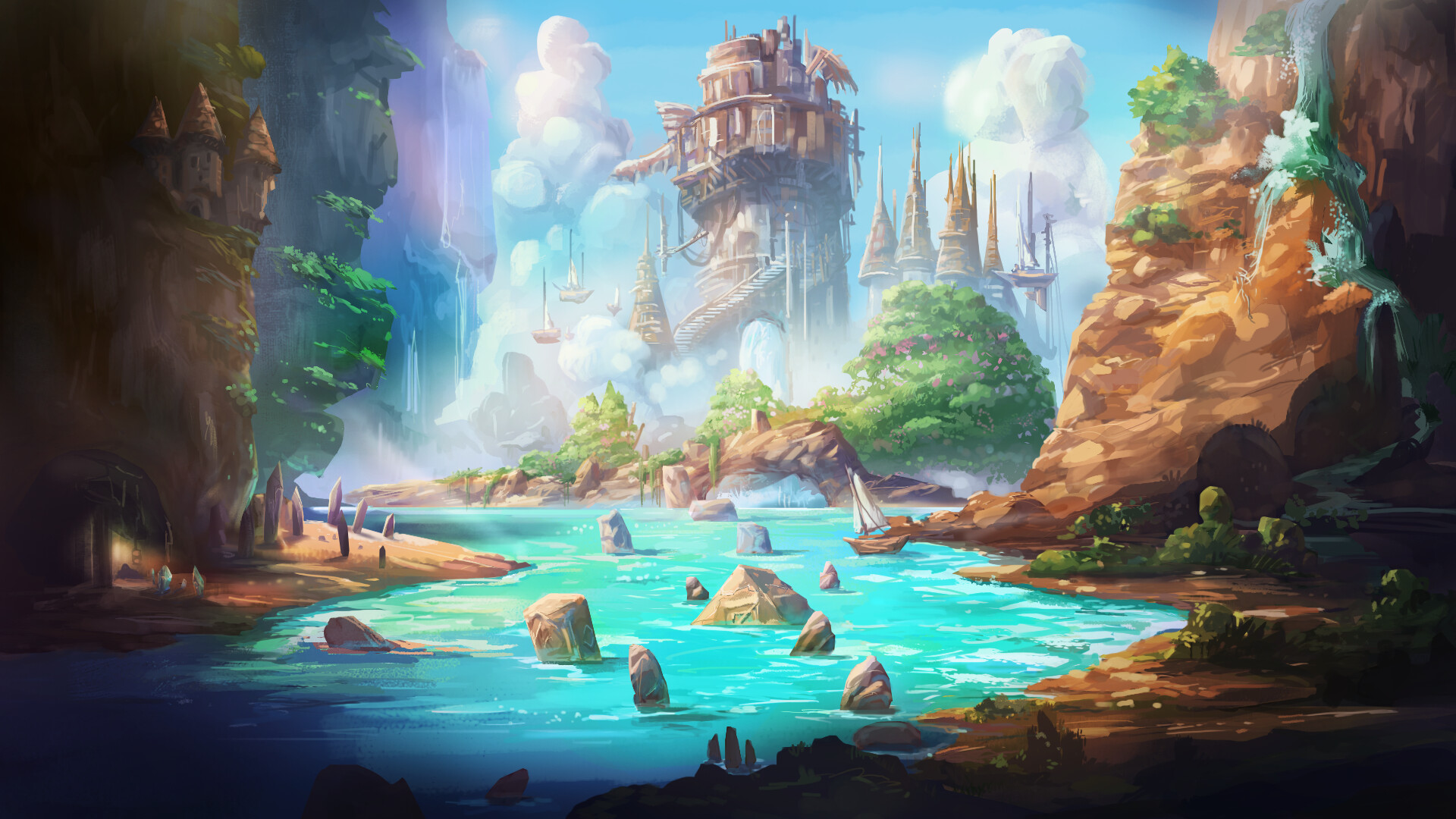 Wing fox - Creating Vibrant and Stylized Environments