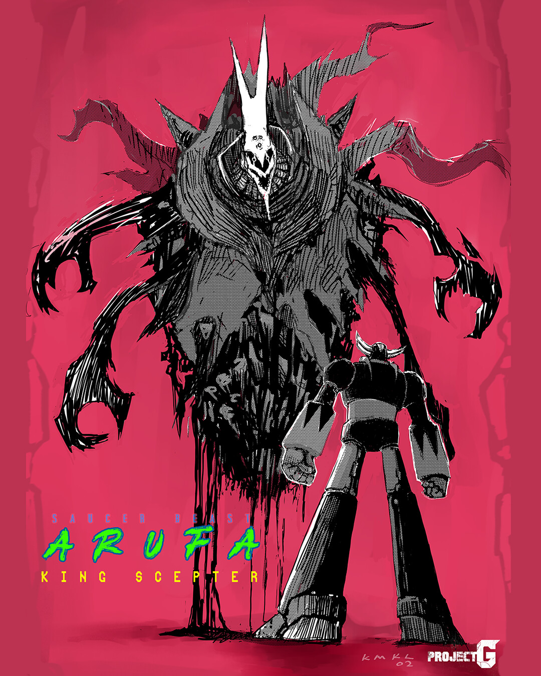 ArtStation - Project G - Sauce Beast Arufa King Scepter Mode