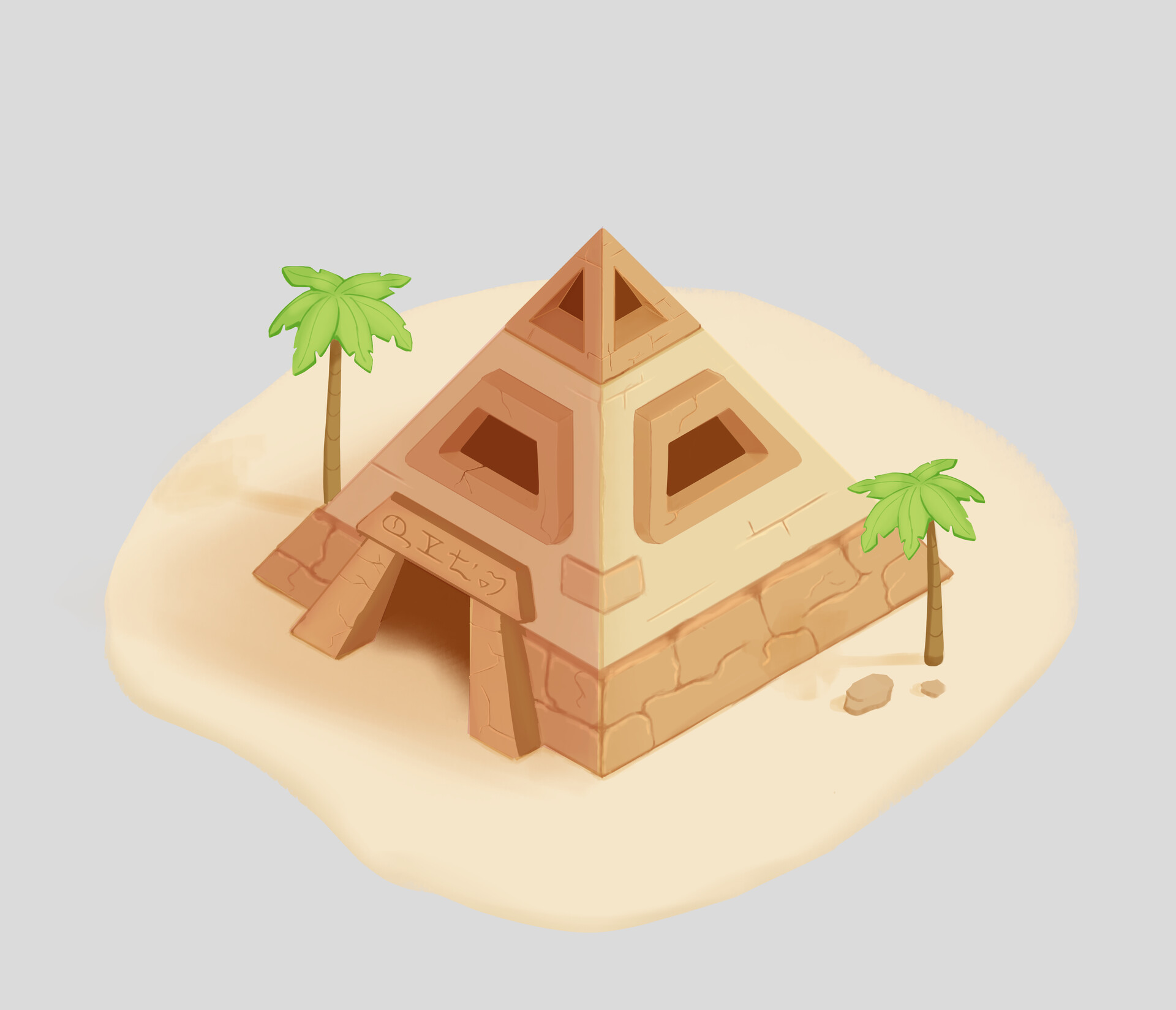 ArtStation - Mysterious Pyramid