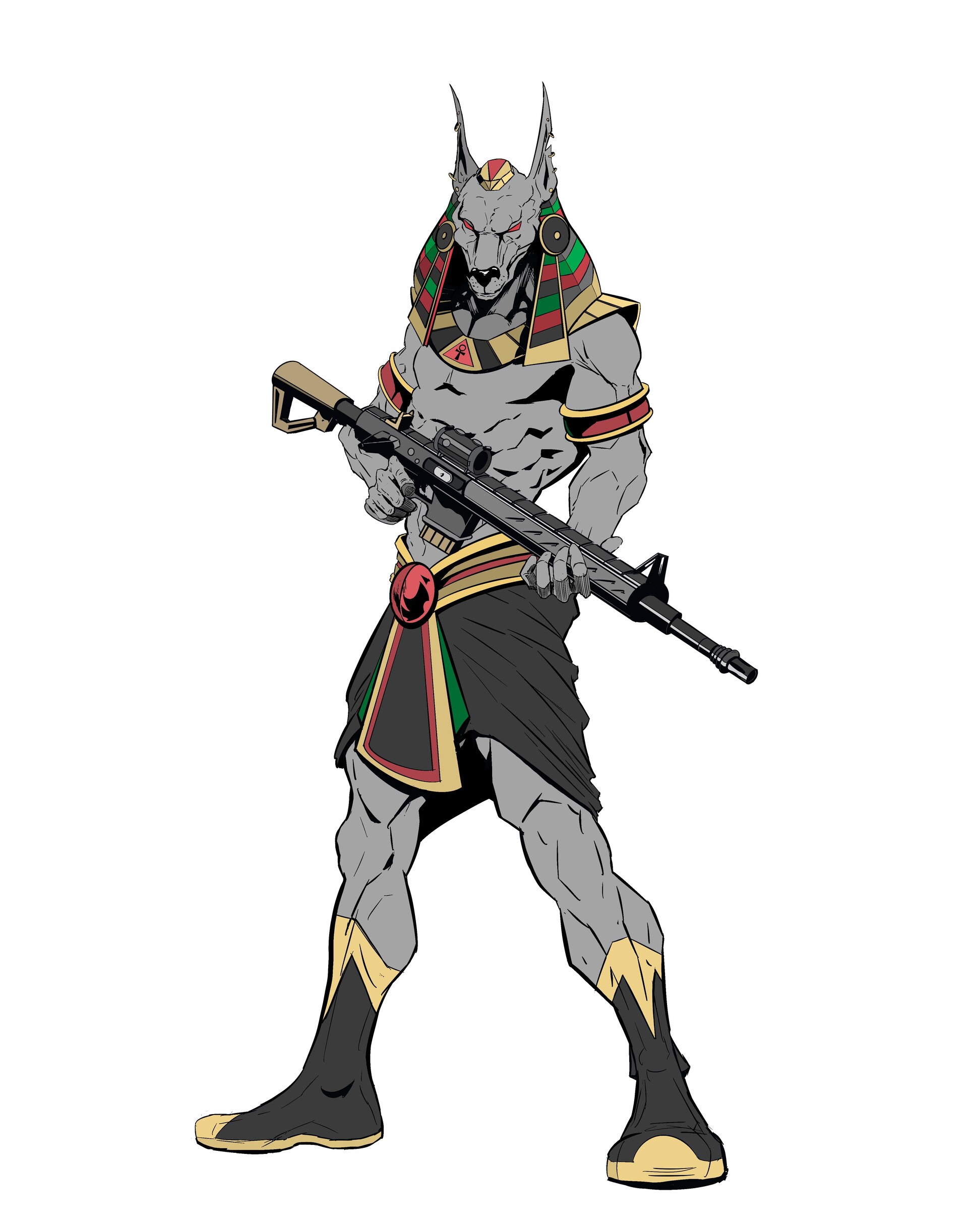 ArtStation - Anubis Character Design