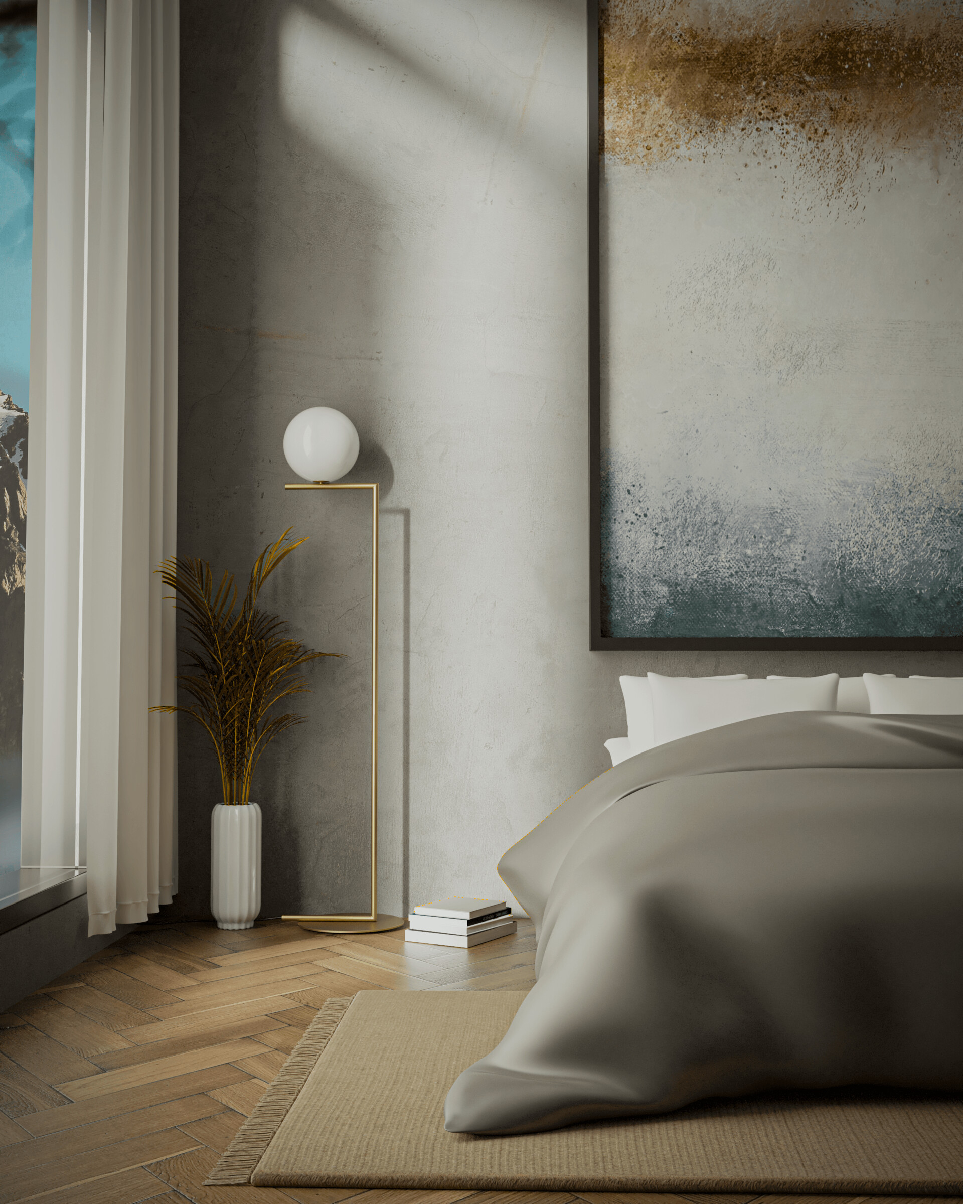 ArtStation - Day scene interior render