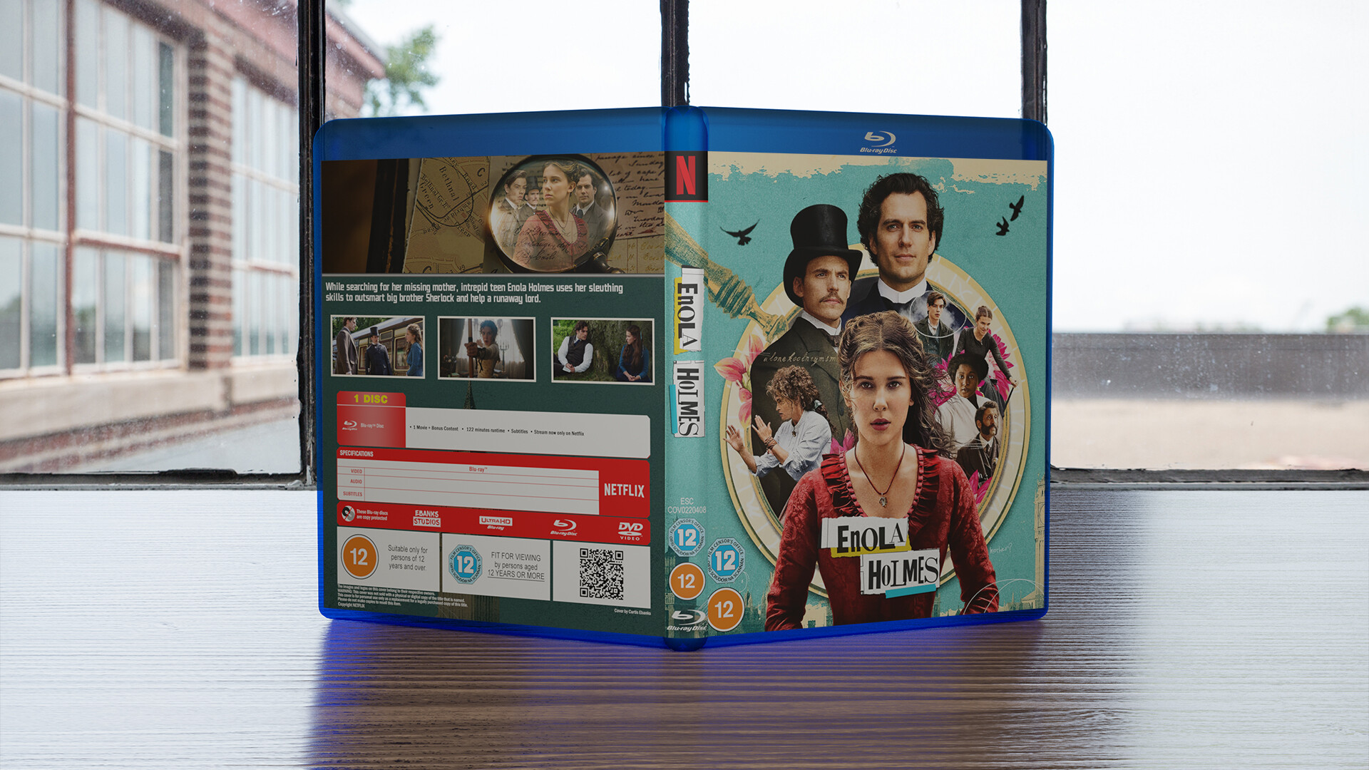 ArtStation - Enola Holmes (2020) Custom Blu-ray Cover