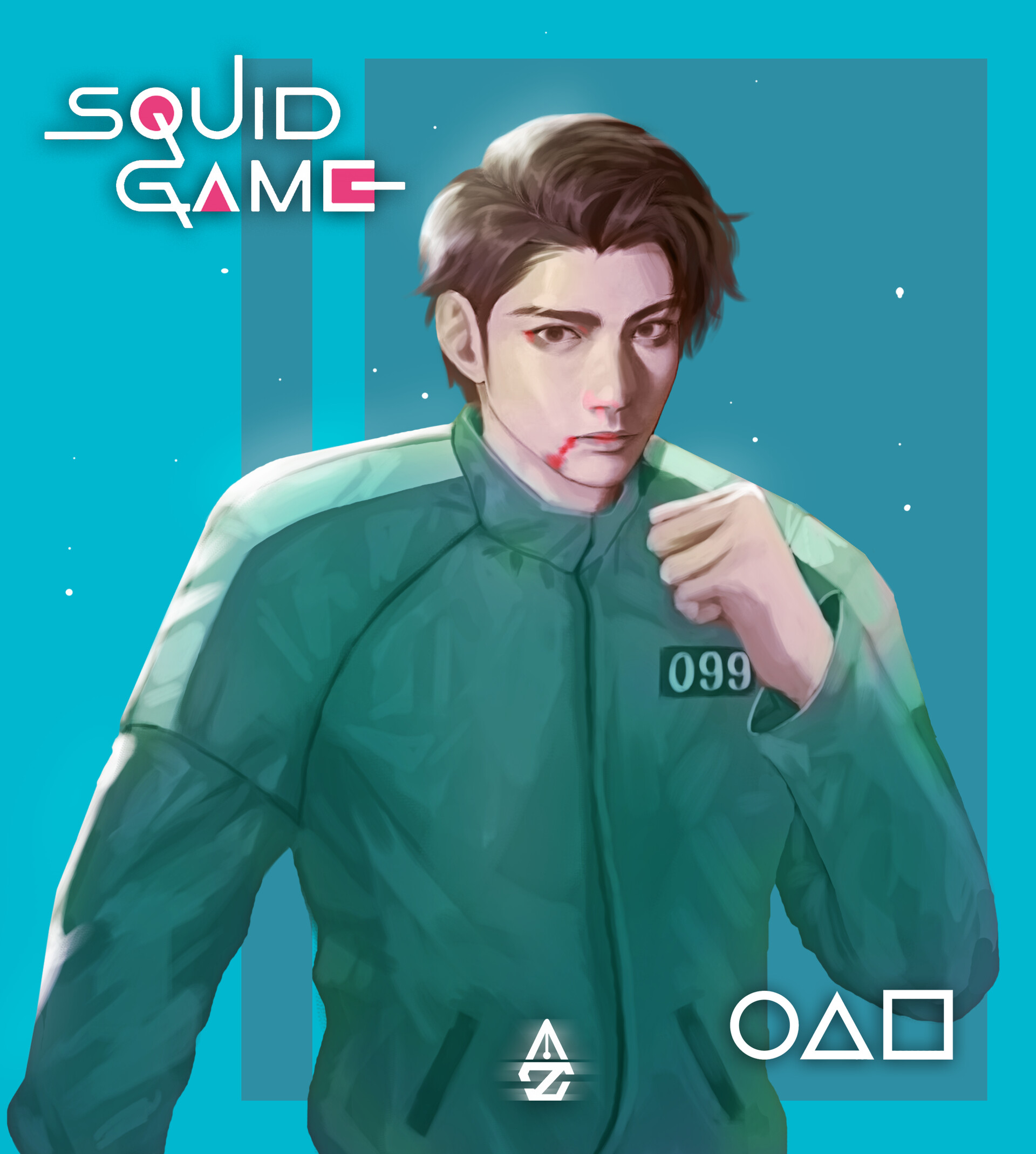 ArtStation - squid game character cover art