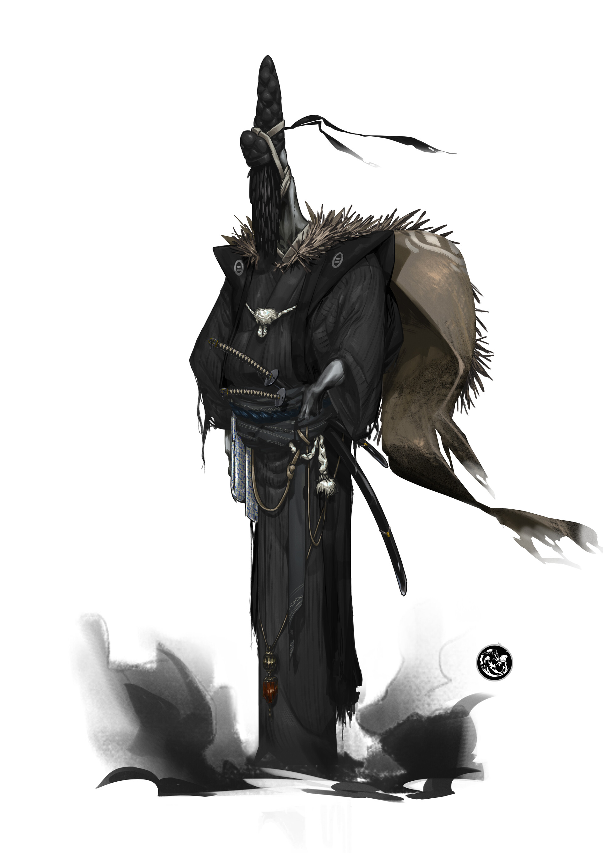 ArtStation - Samurai ghost design