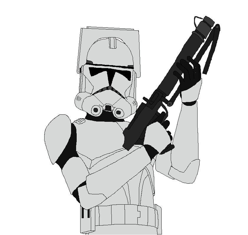clone trooper drawing phase 1