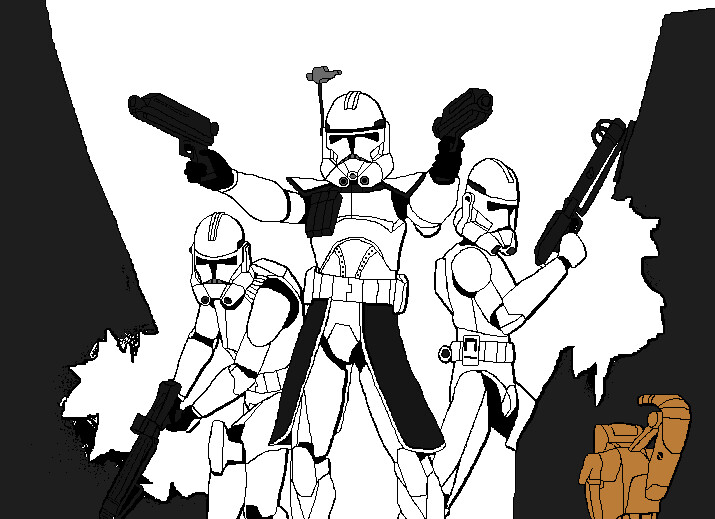 printable coloring pages star wars clone troopers