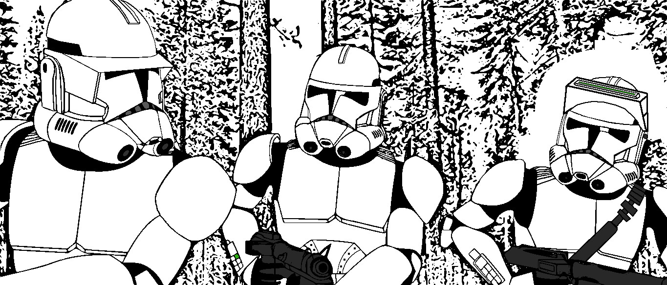 arc trooper clone coloring pages