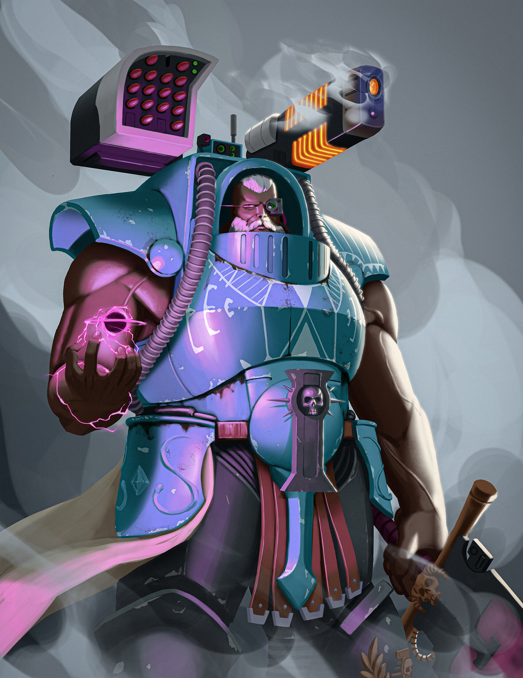 ArtStation - Atlas Ursus, OC Primarch of the Celestial Bears