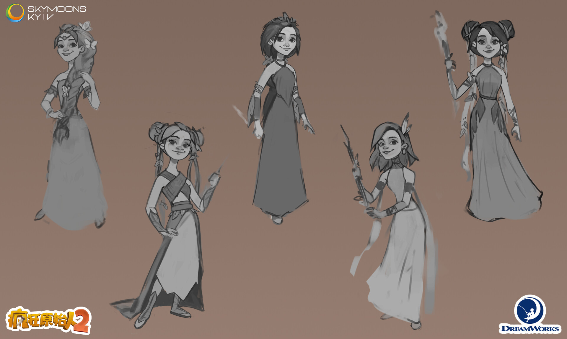 The Croods Character Design