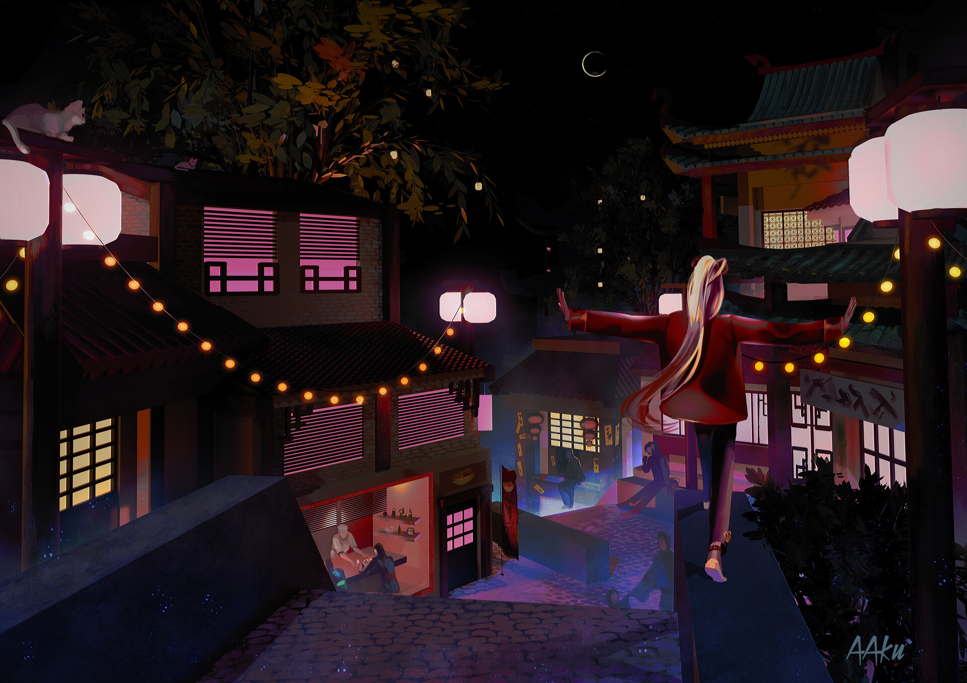 ArtStation - Night walk