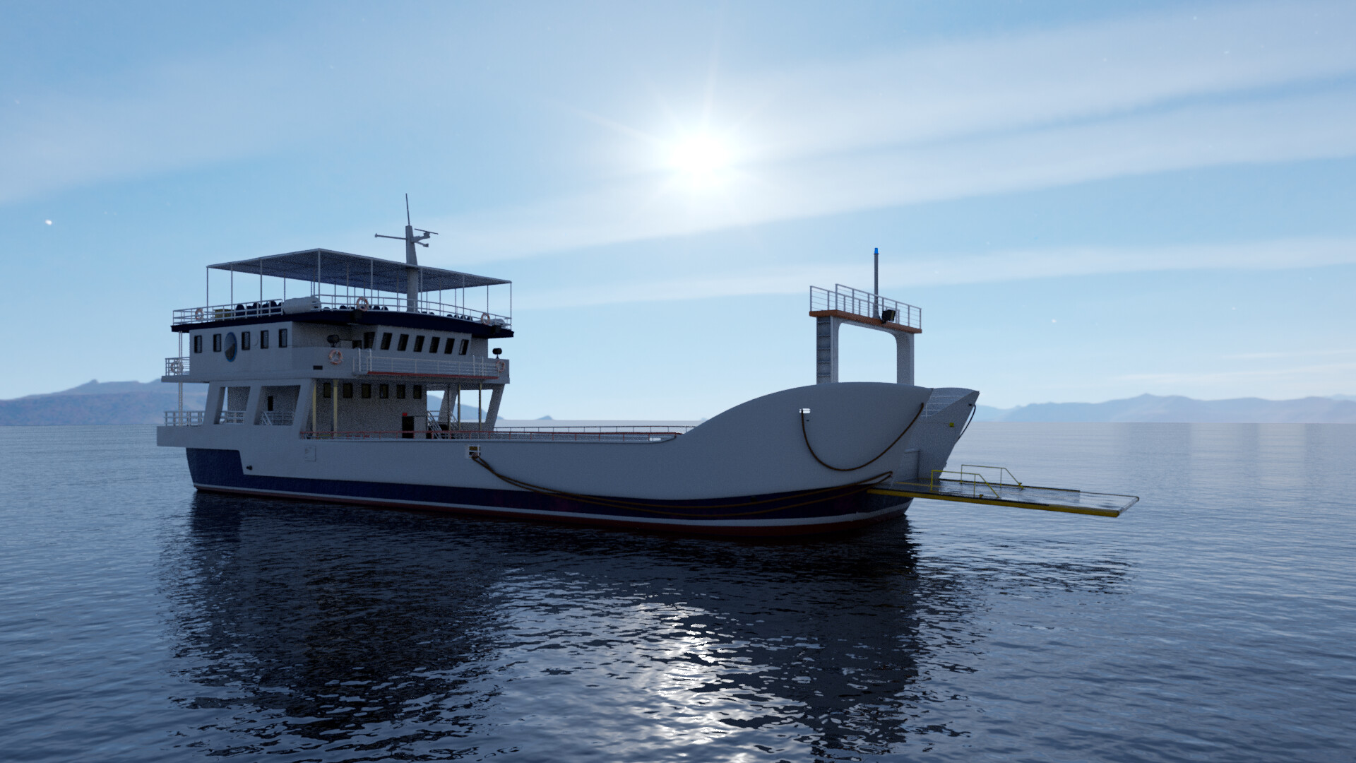 themisfragg - Greek Ferry boat 3D Model