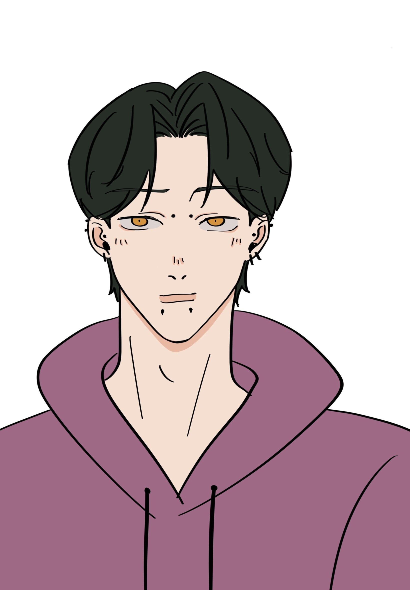 ArtStation - Nameless piercing character