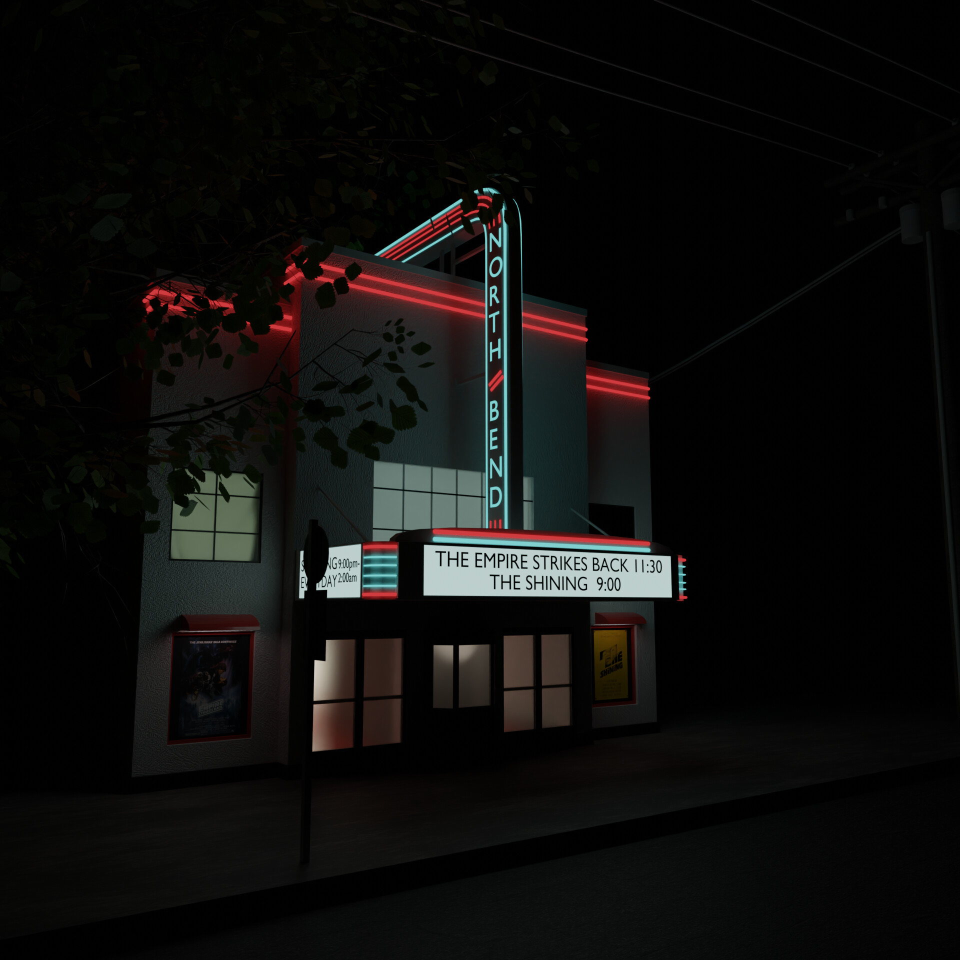 ArtStation - retro cinema