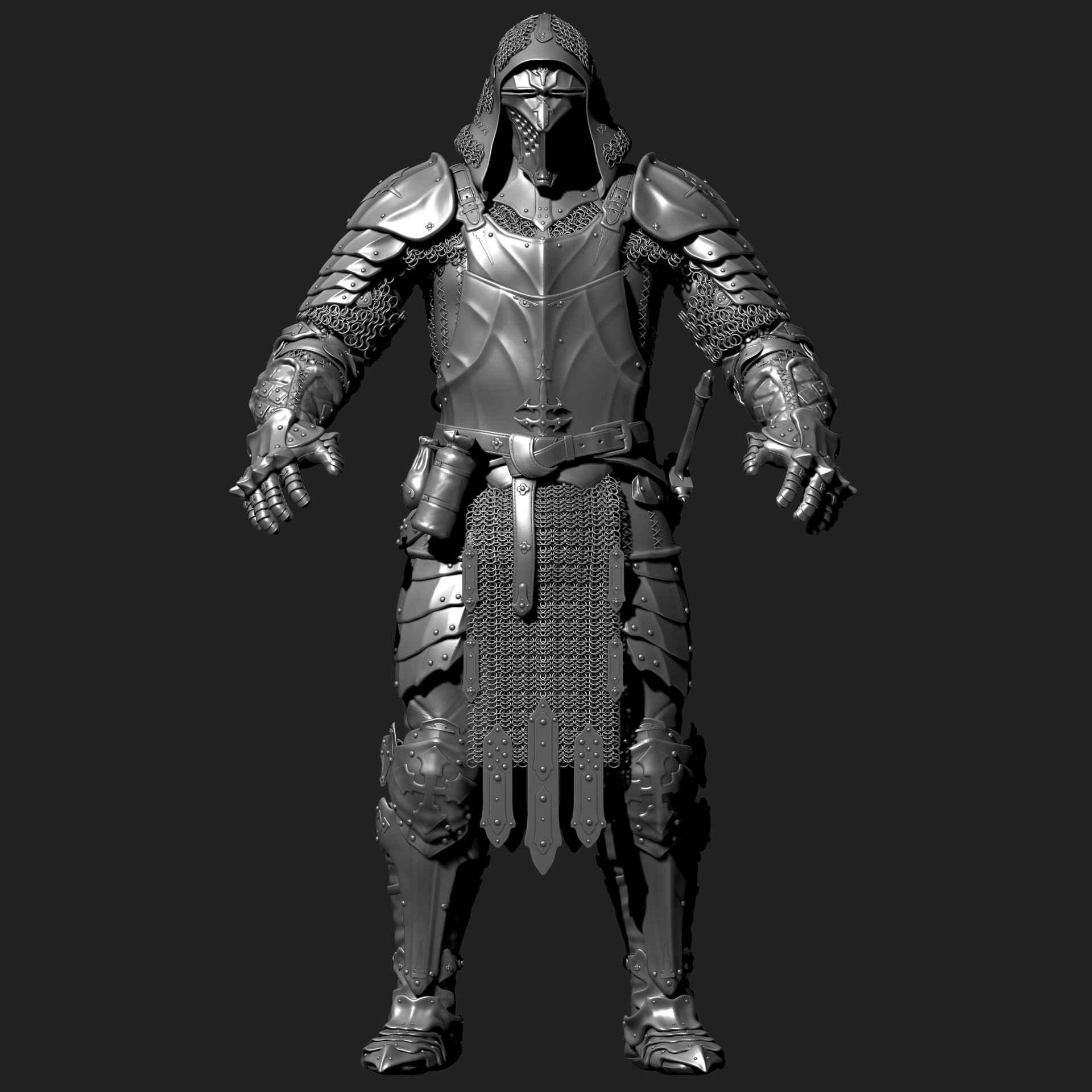 Ten Fau - Mortal Shell Hadern Study Sculpt (original by Vitaly Bulgarov)