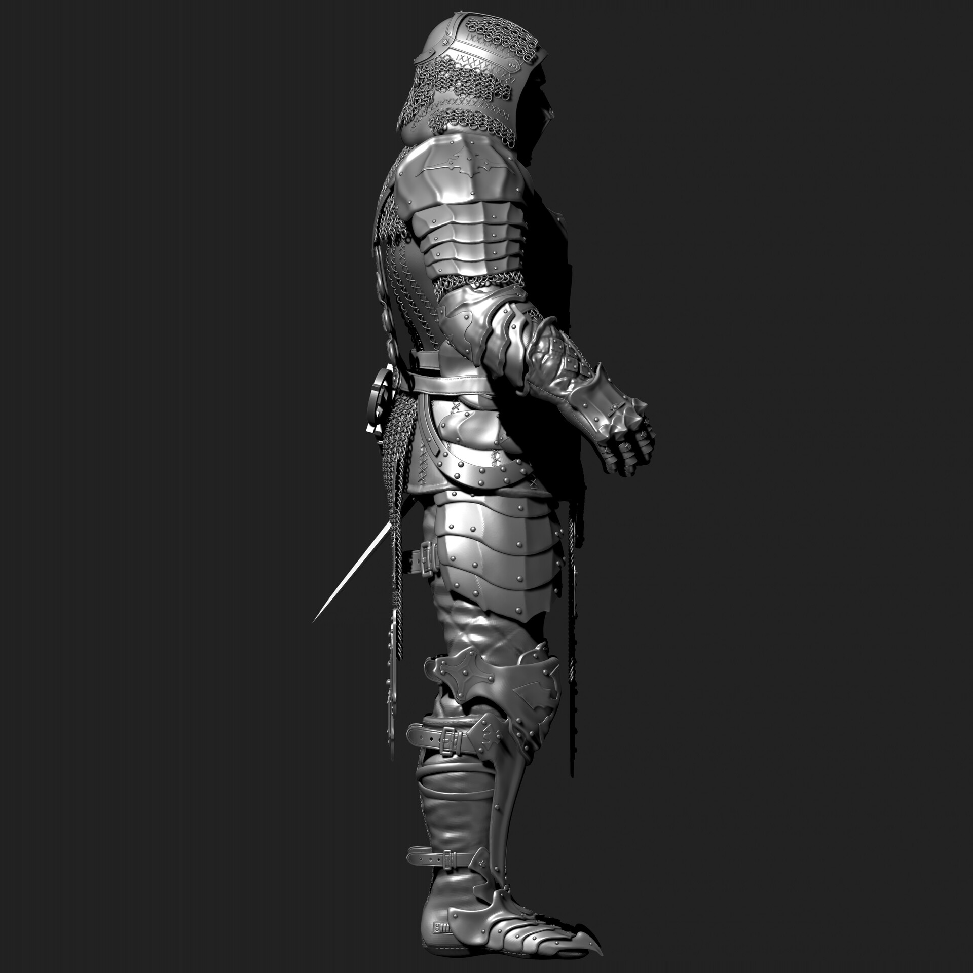 Ten Fau - Mortal Shell Hadern Study Sculpt (original by Vitaly Bulgarov)