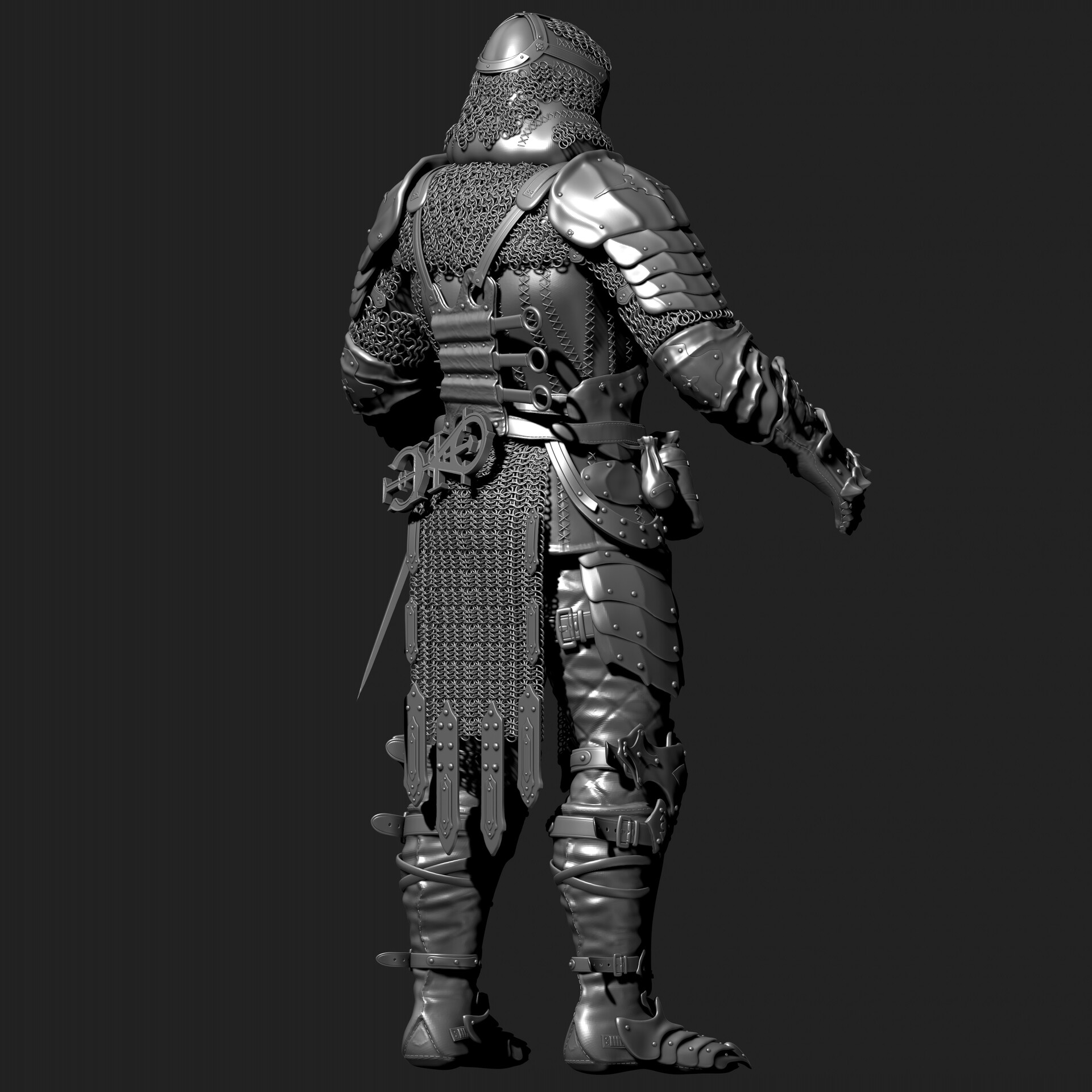 Ten Fau - Mortal Shell Hadern Study Sculpt (original by Vitaly Bulgarov)