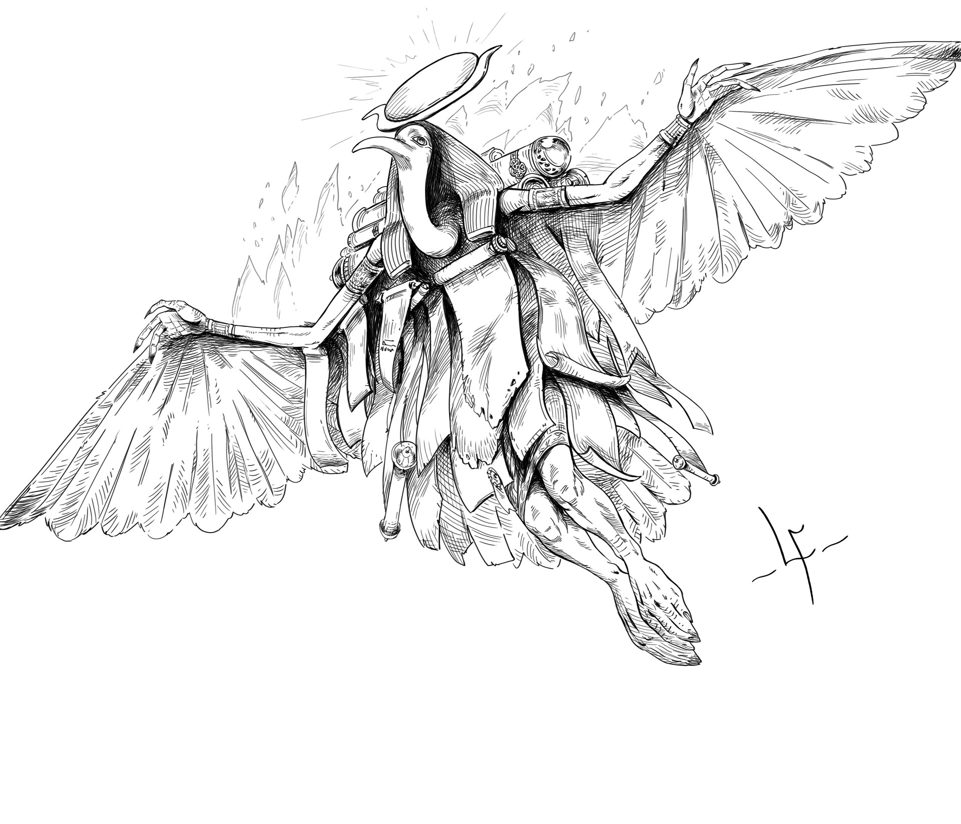 ArtStation - Toth, Egyptian god of writing and scribes