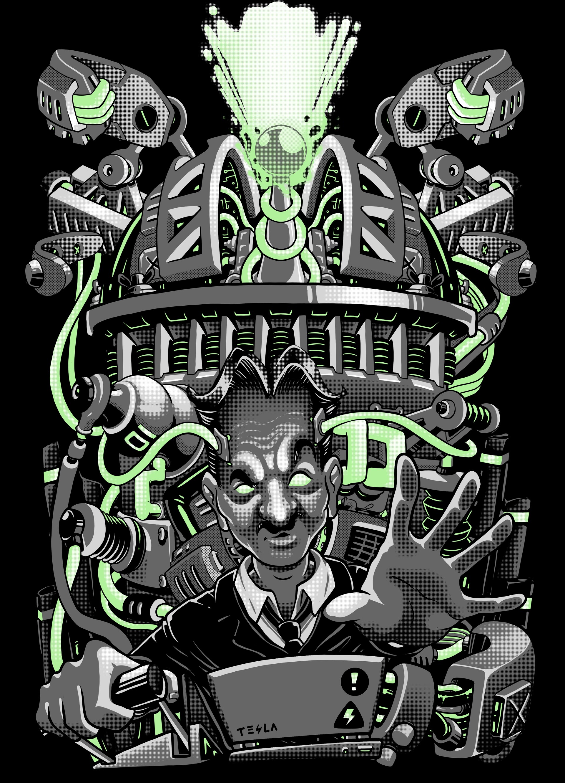 ArtStation - Tesla Commission Design Death Ray (Summer Collection)