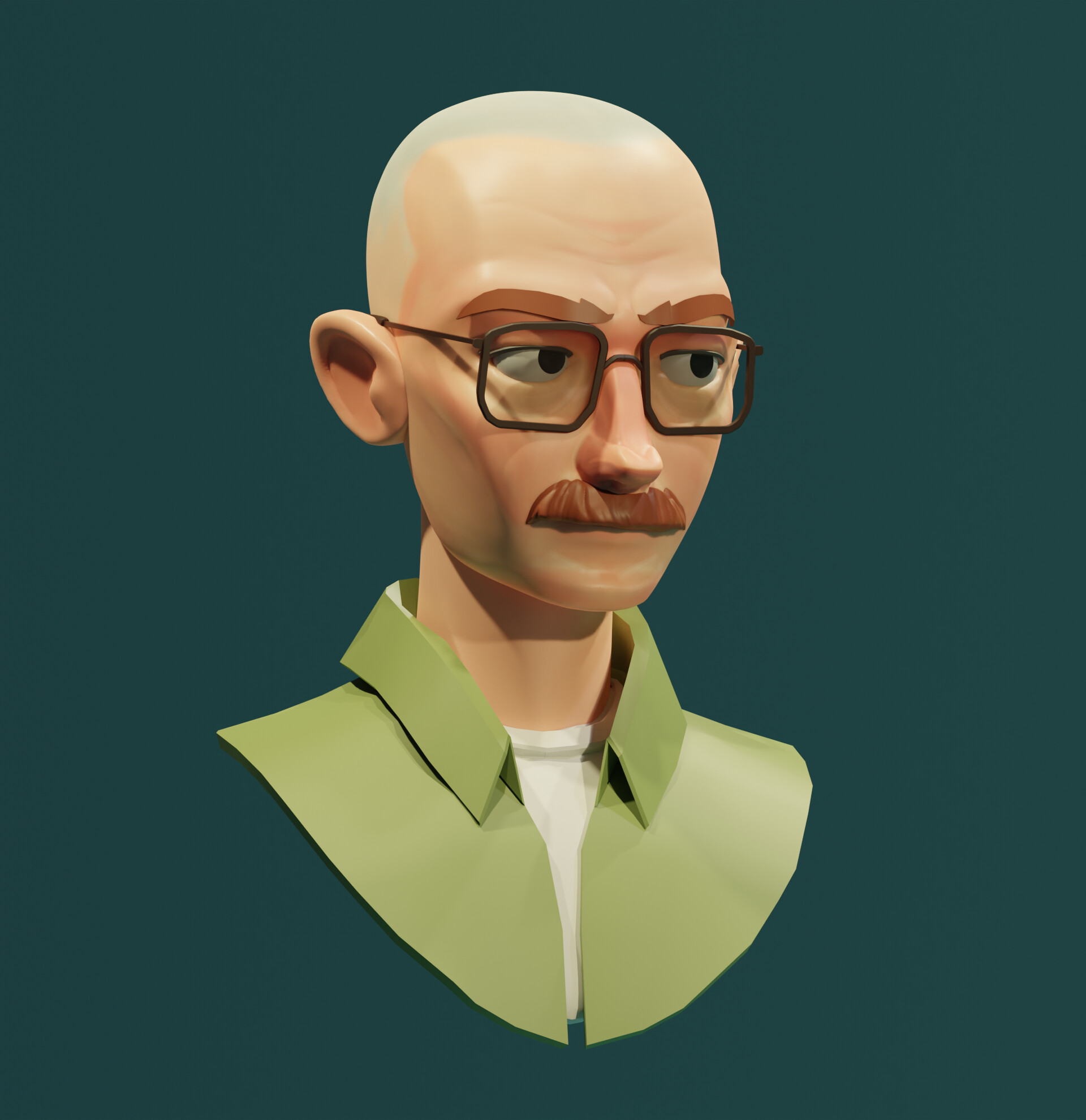 ArtStation - 3D model "Breaking Bad"