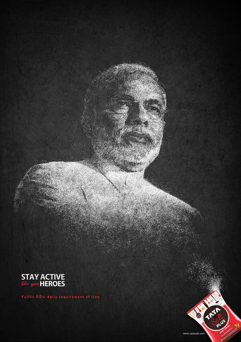 ArtStation - TATA Salt Advertise Campaign (Collage Project)