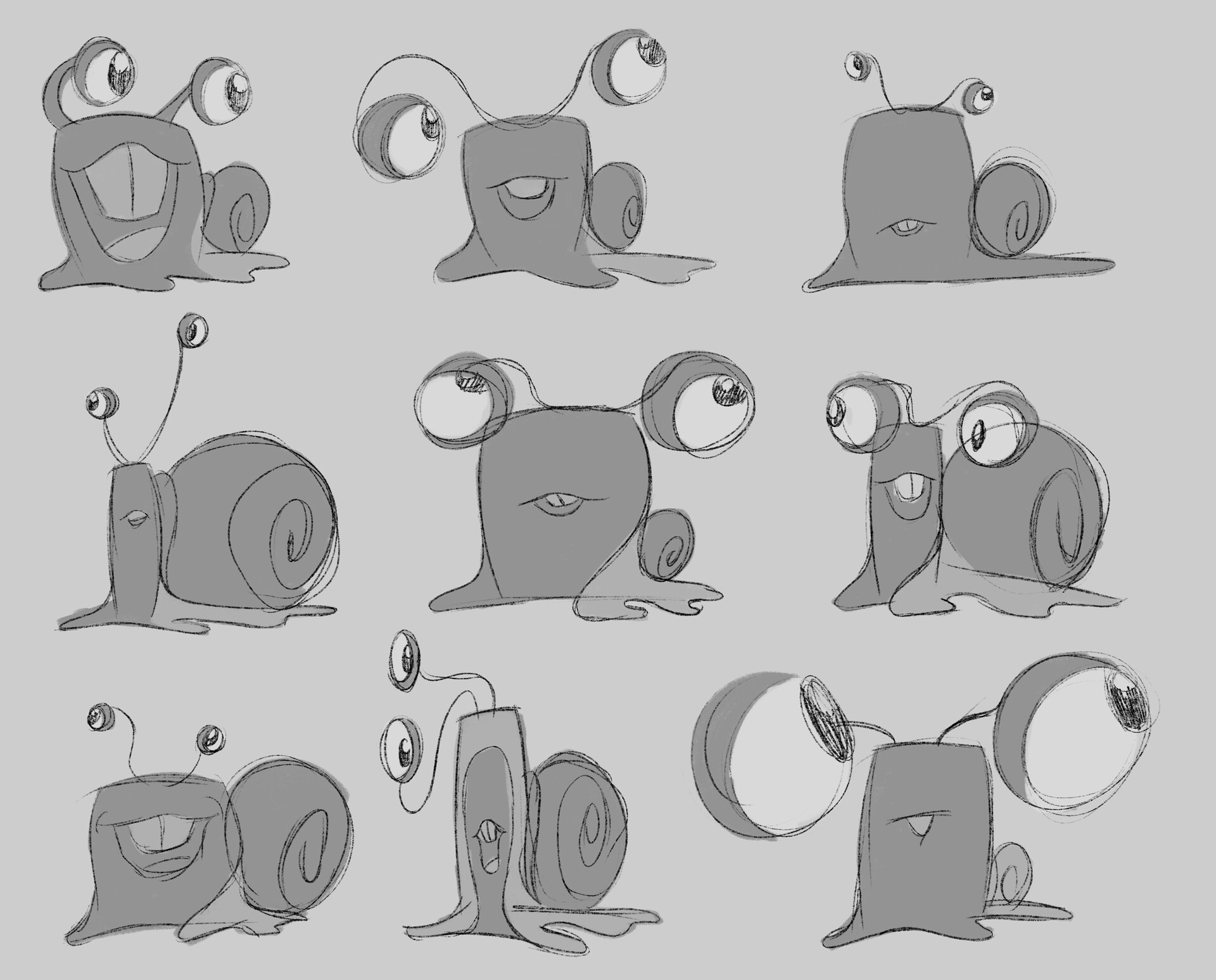 ArtStation - Snail variations