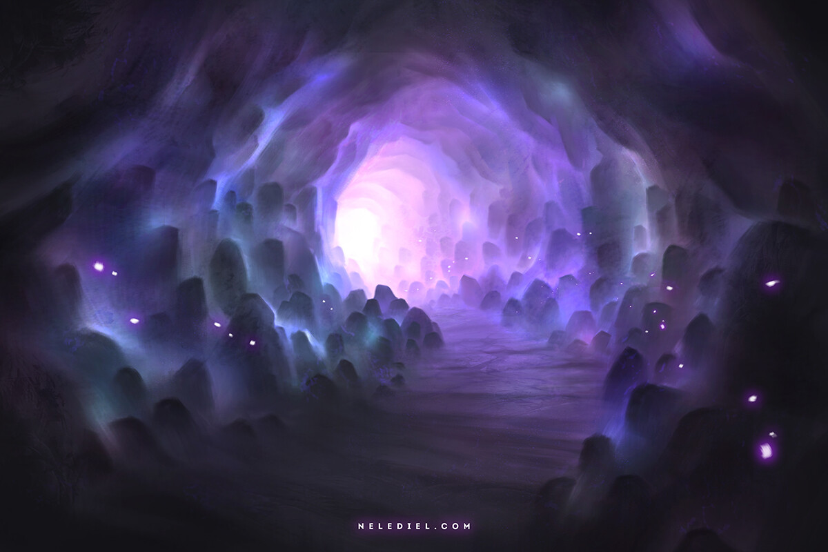 ArtStation - Glowing Cavern