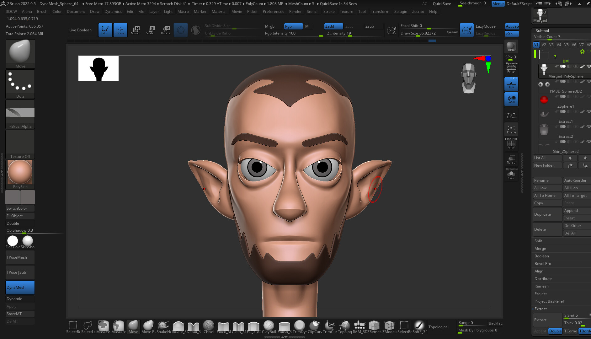 Phong Ly - Head Sculpting in ZBrush