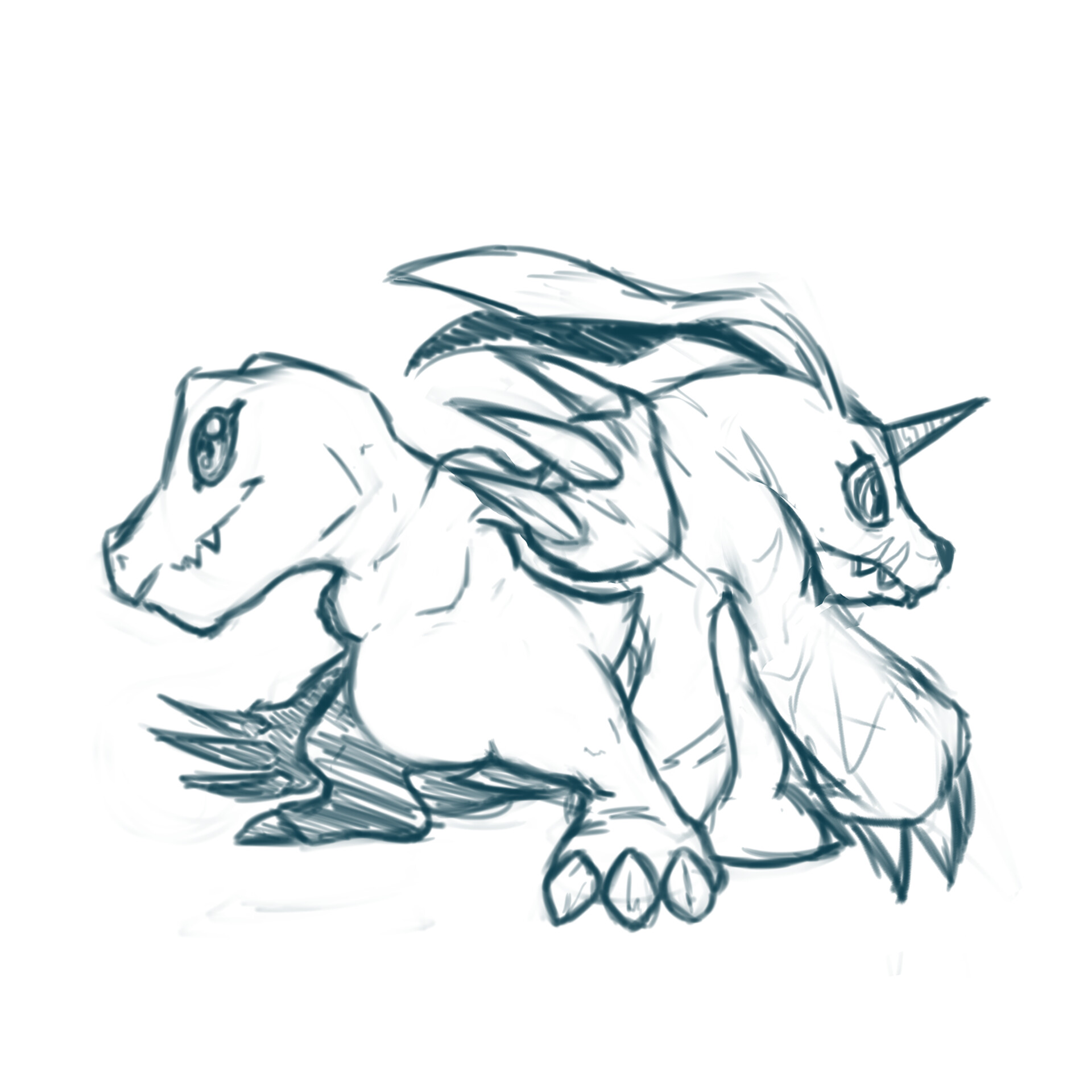 agumon coloring pages