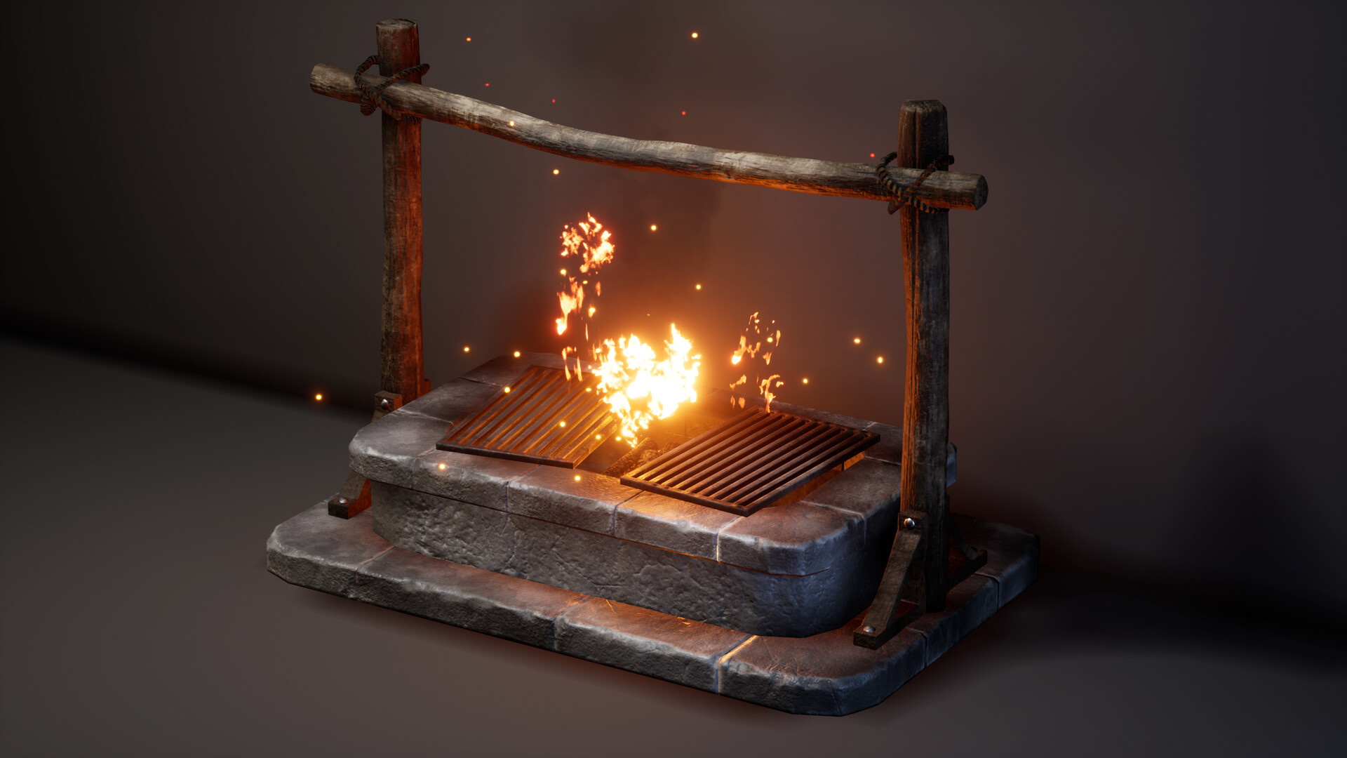 ArtStation - Tavern Firepit