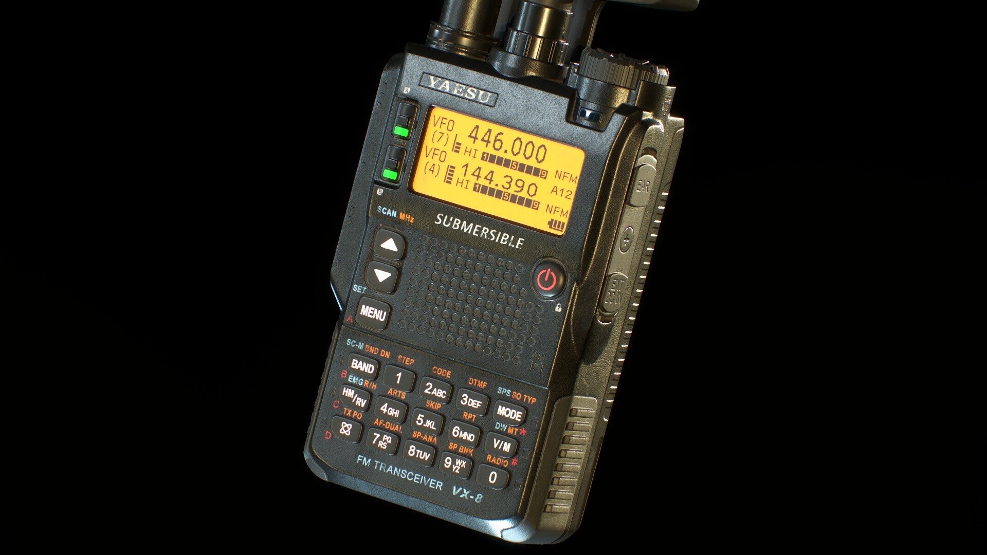 ArtStation - Yaesu walkie-talkie