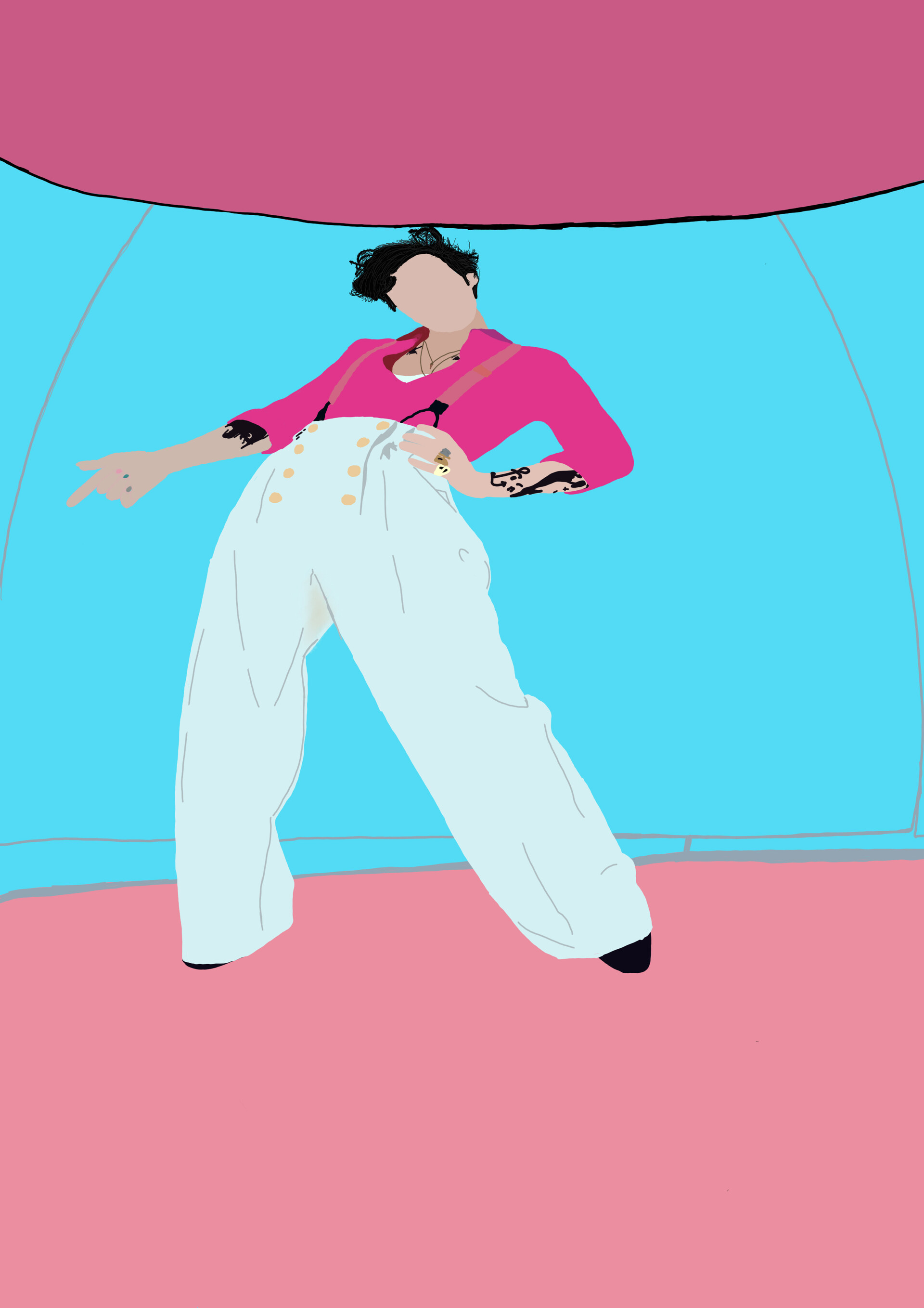 ArtStation - Digital Drawing of Harry Styles