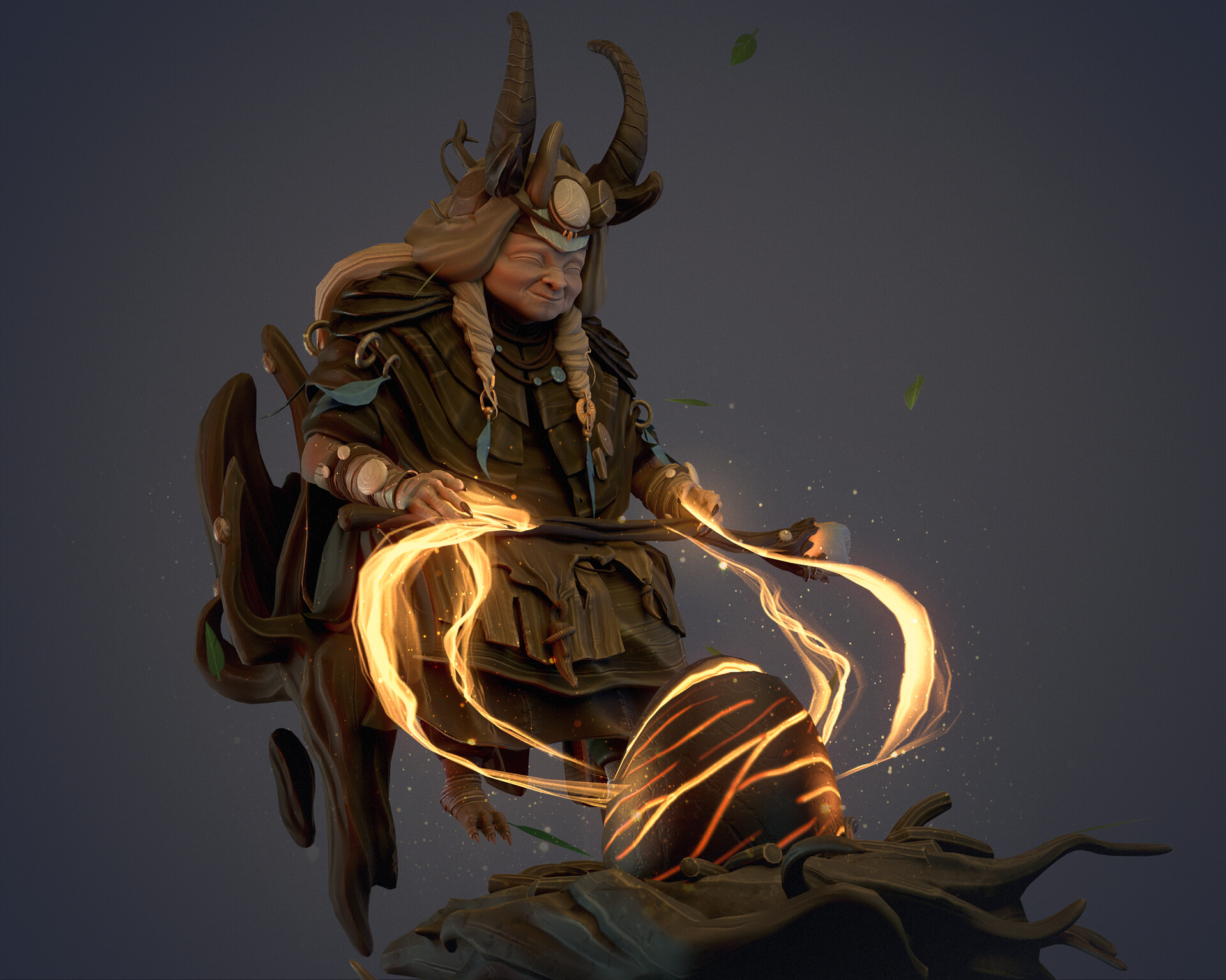ArtStation - Old Wizard - Dragon's rise: Forgotten Realms