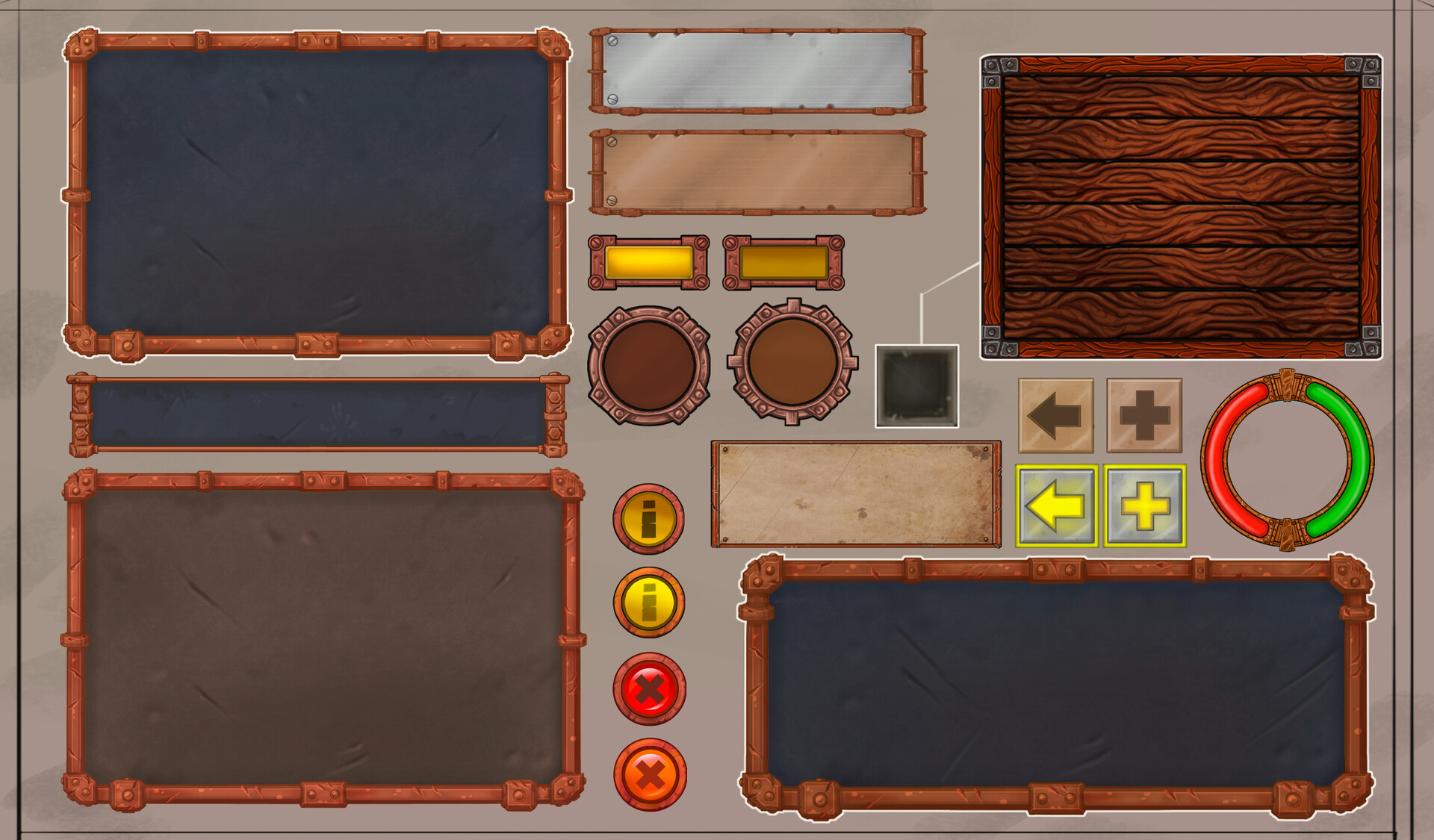 ArtStation - Sketches GUI Post Apocalyptic Project