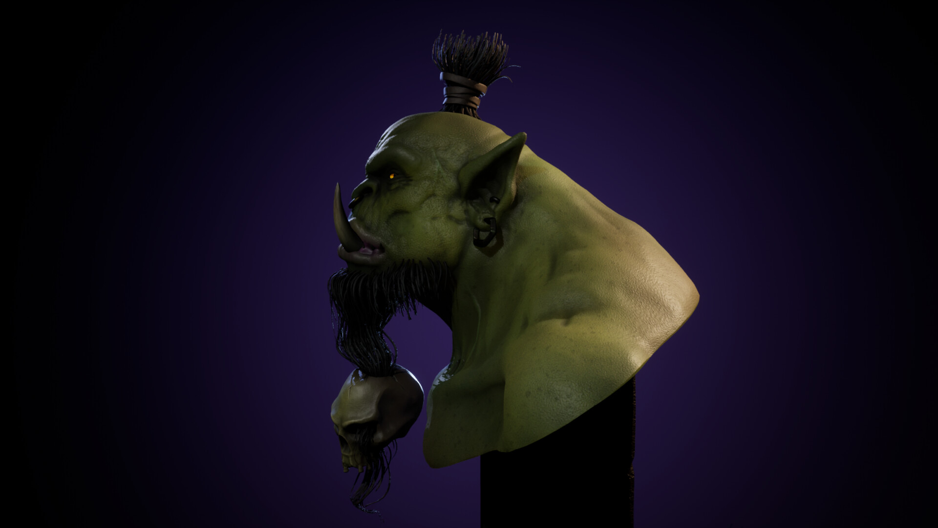 AdamVickerstaff.com - Orc Head
