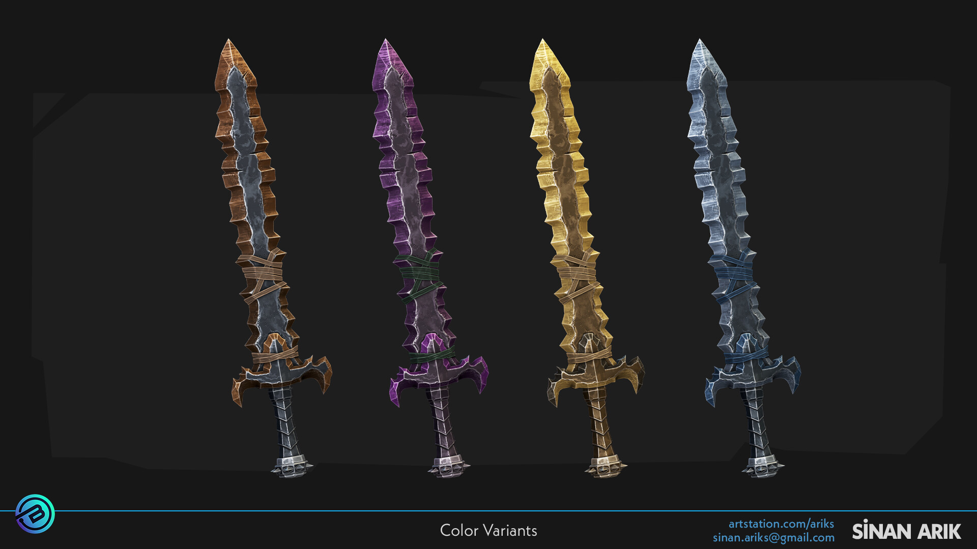 Sinan Arık - Stylized Orc Sword - 1