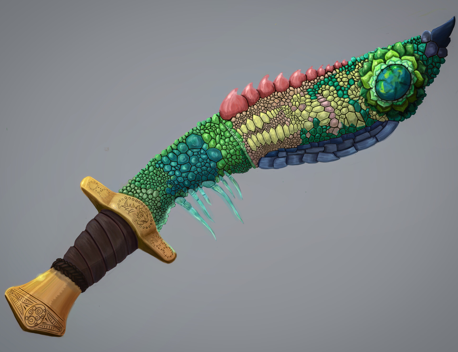 ArtStation - Scales dagger