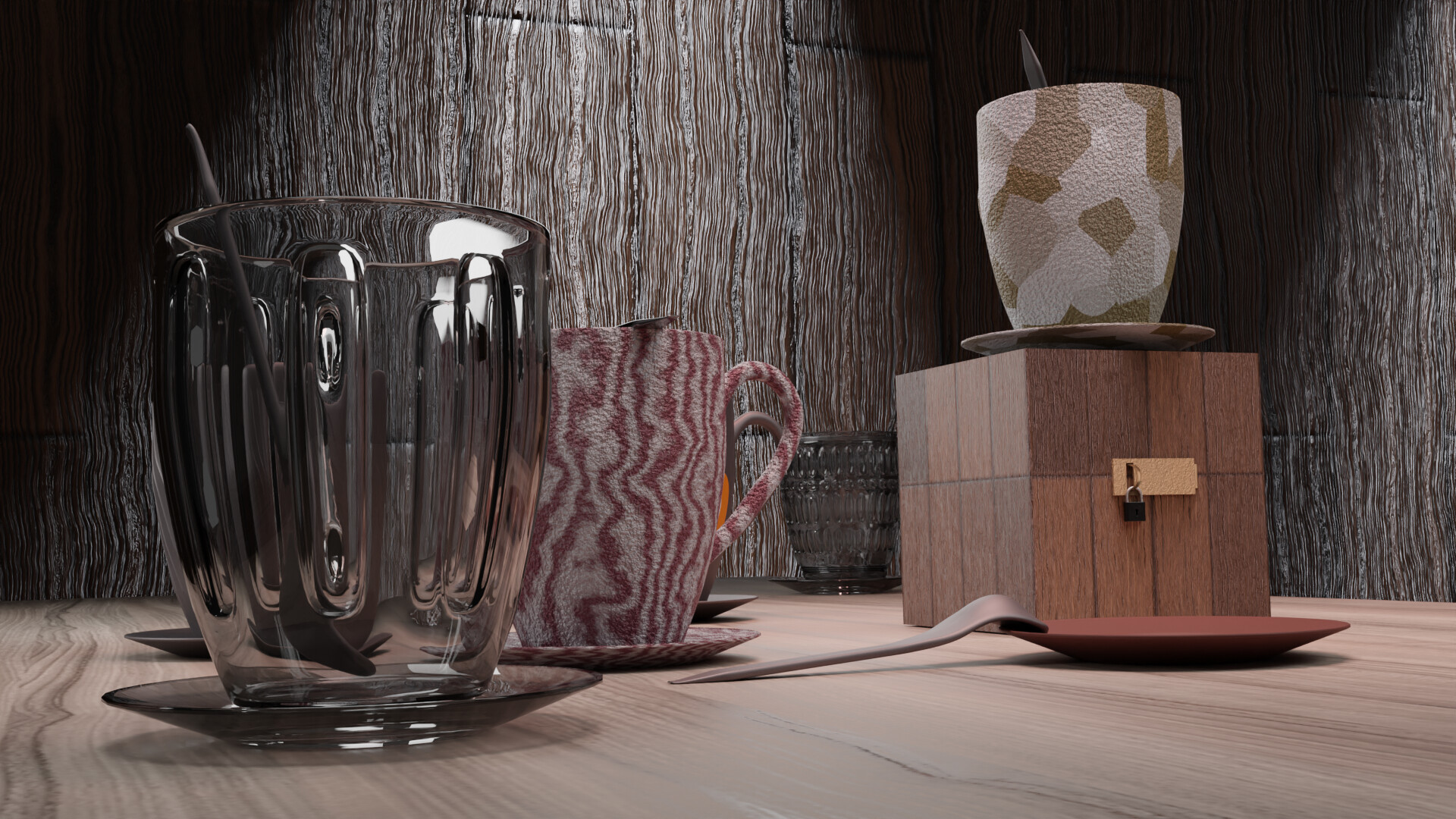 ArtStation - Coffiee Cups