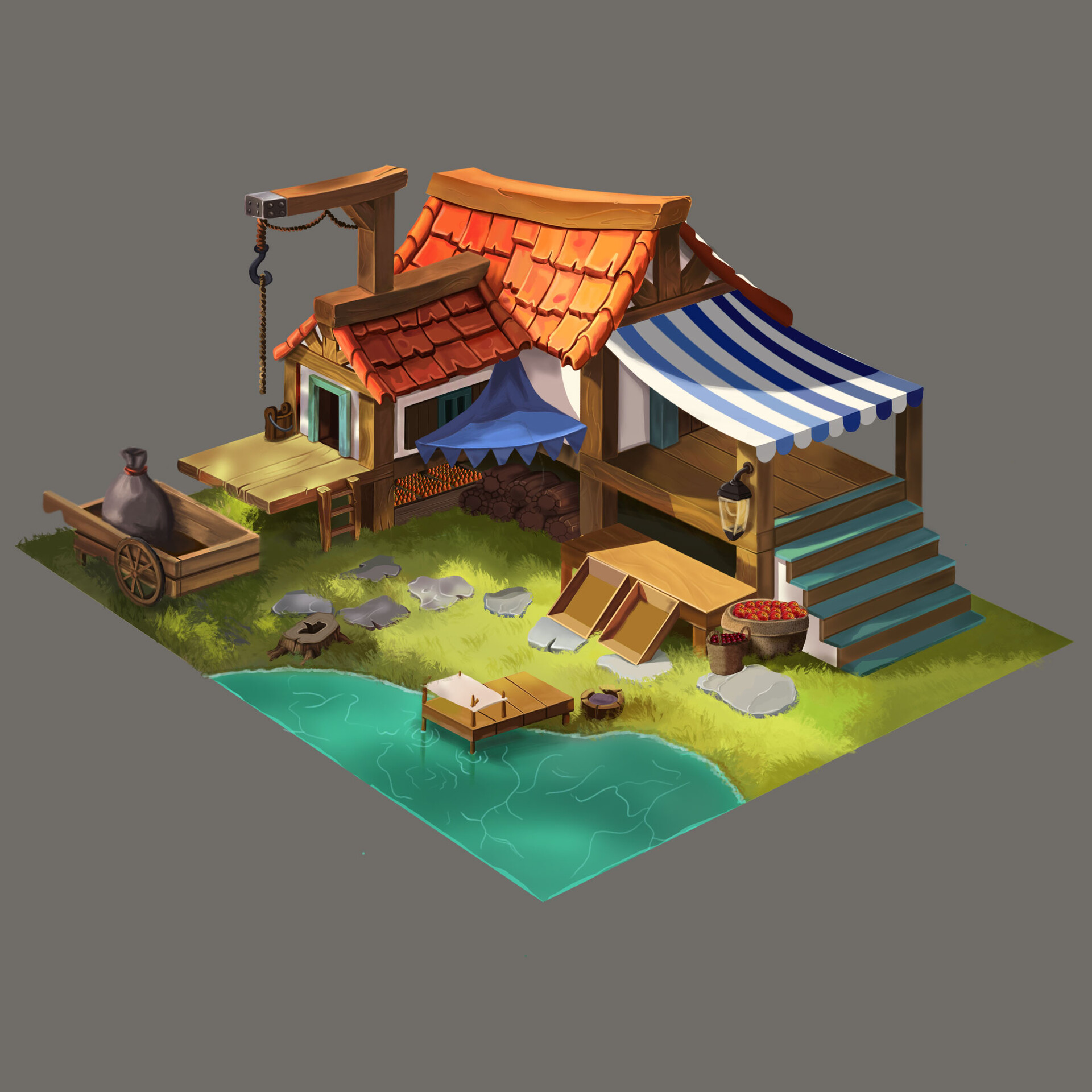 ArtStation - 2D Stylize Environment