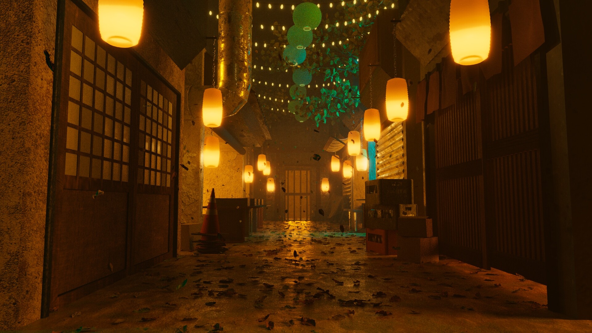 ArtStation - Japanese Alleyway