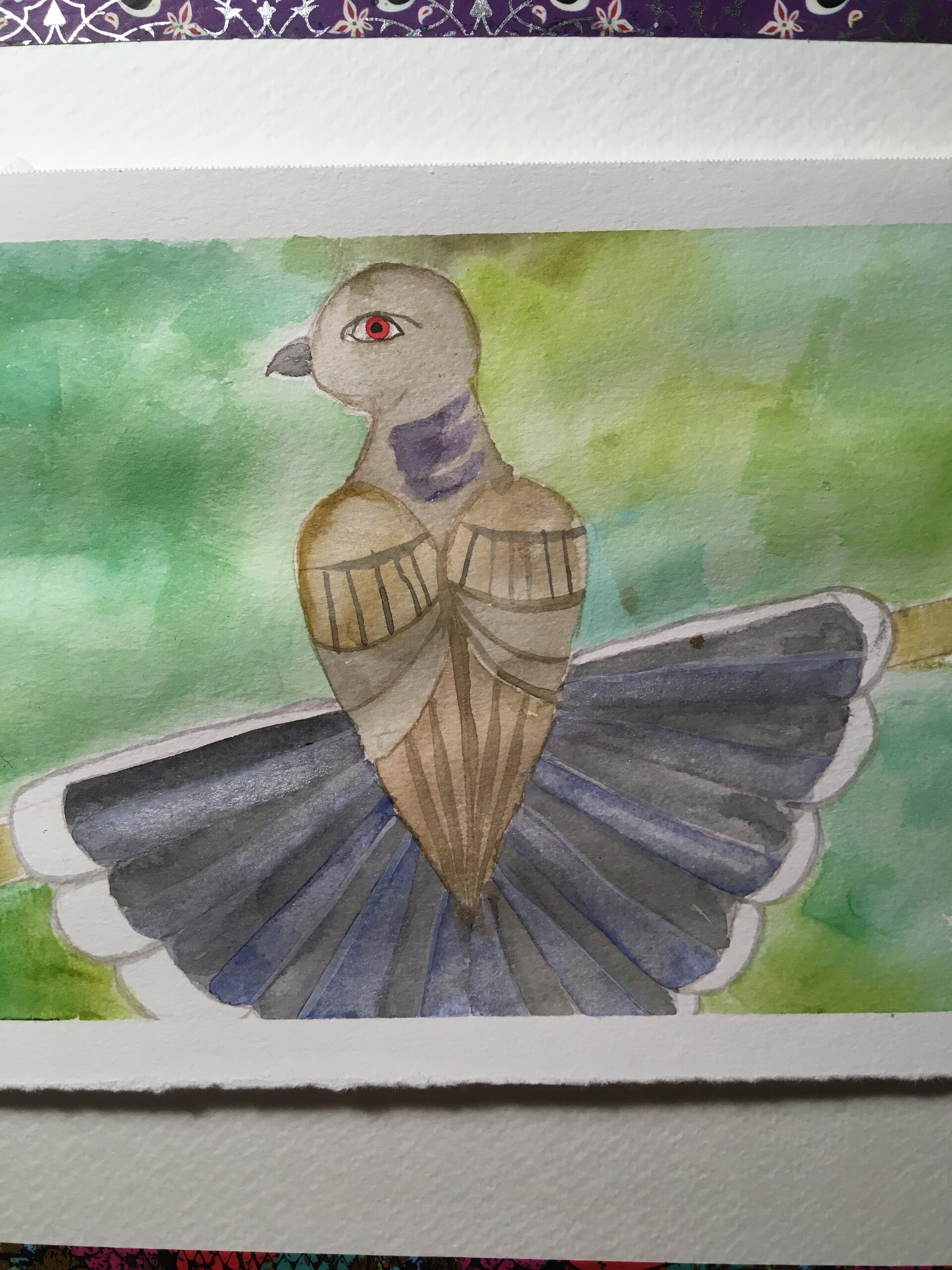 ArtStation - Watercolour dove