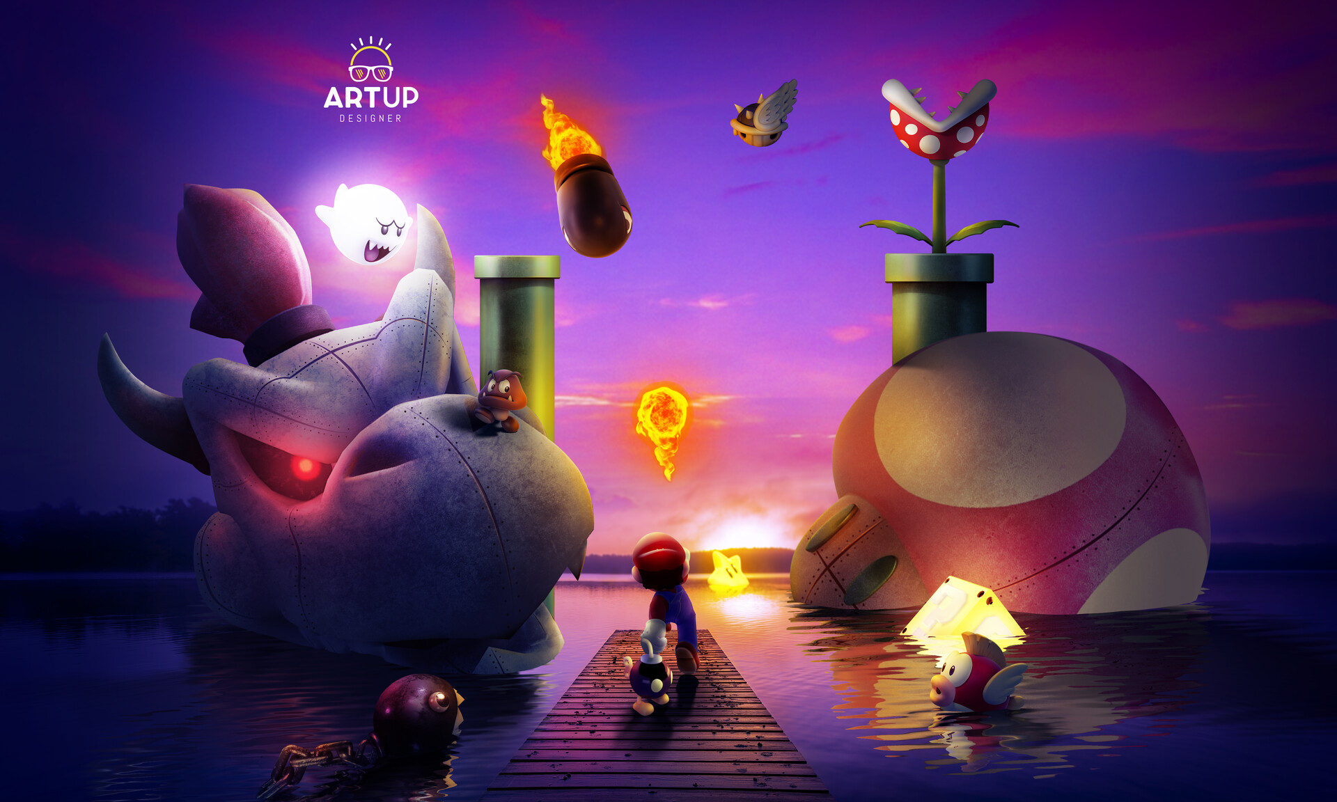 ArtStation - Mario Bros