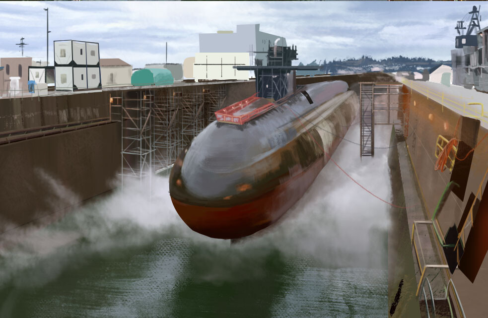 ArtStation - shipyard