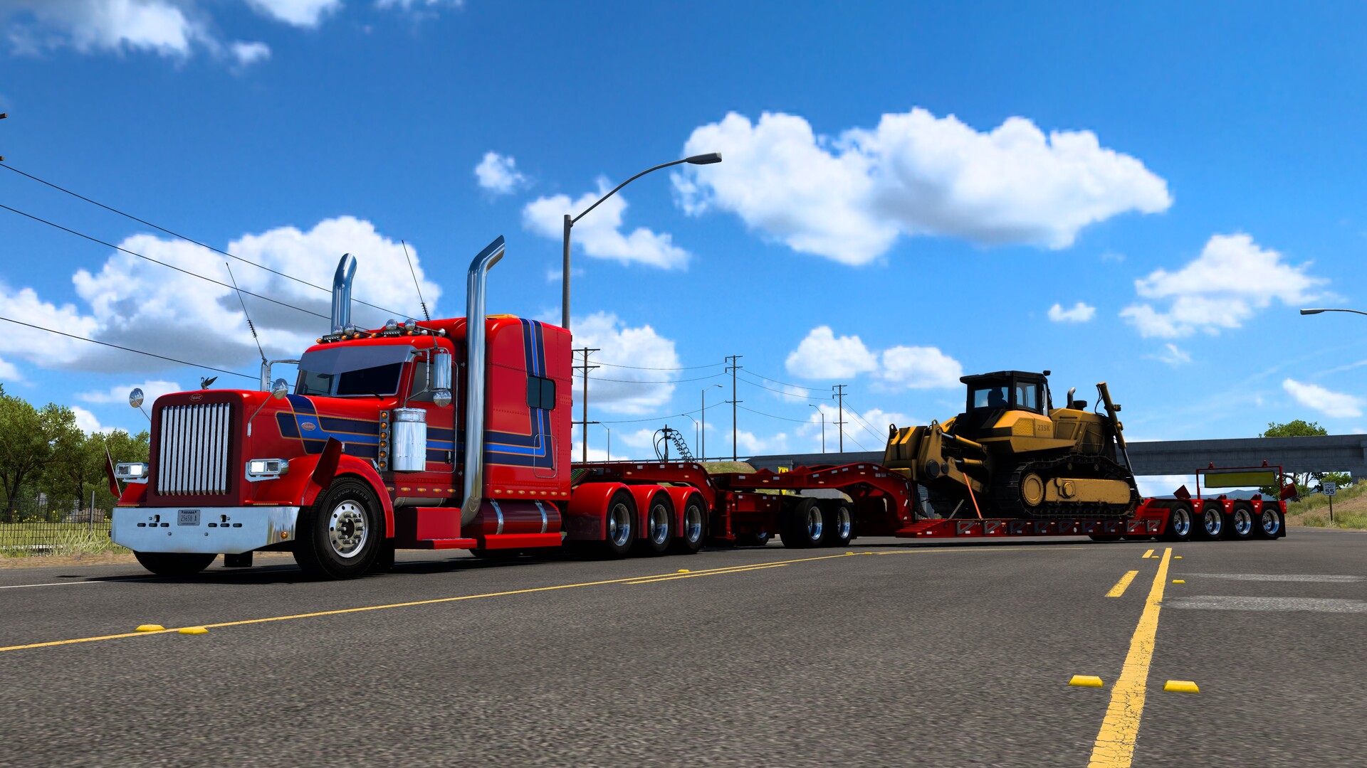 ArtStation - Red Arrow 389 Haulin Custom SCS Lowboy
