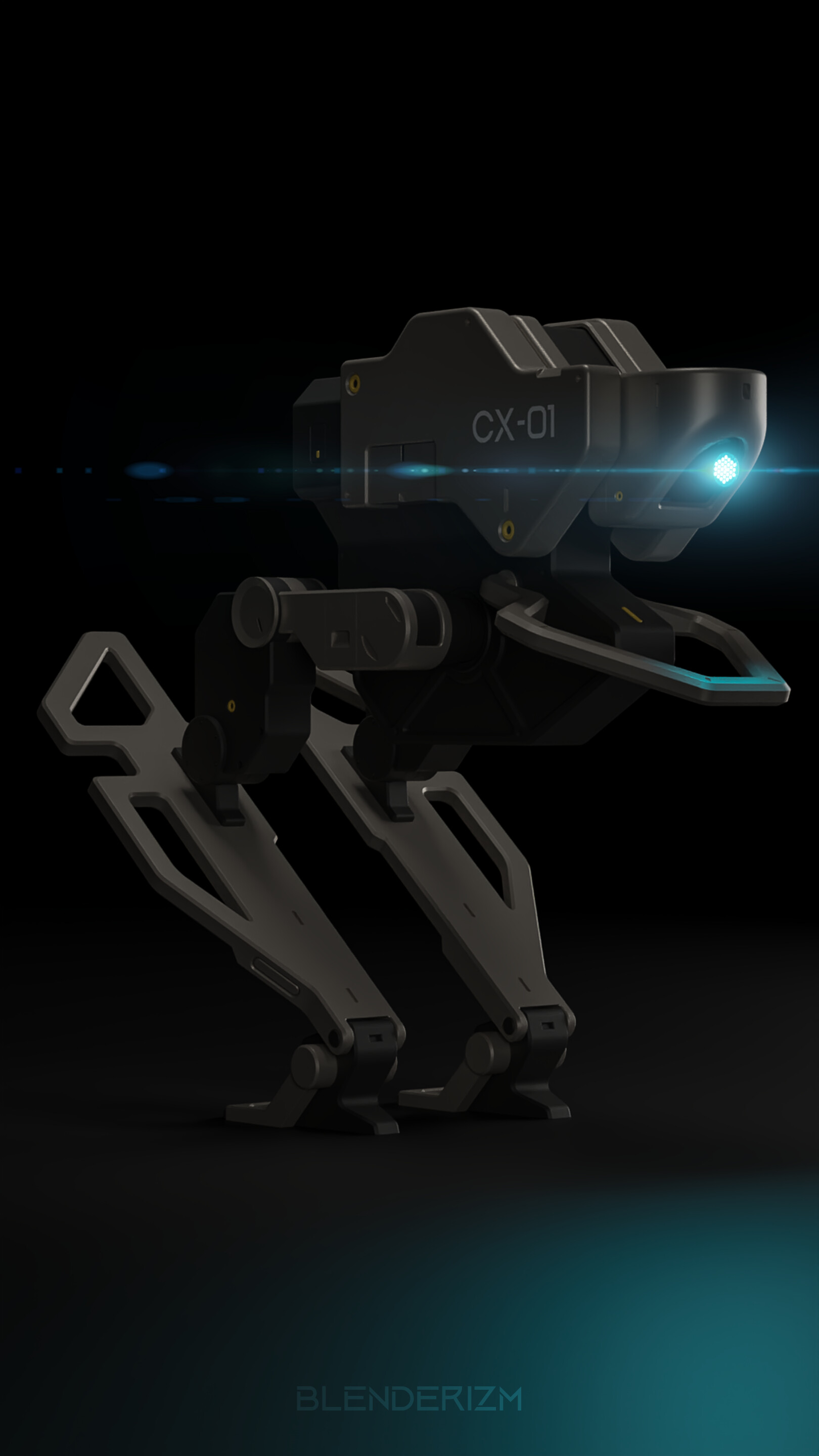 ArtStation - CX-01 Mini Spy Mech